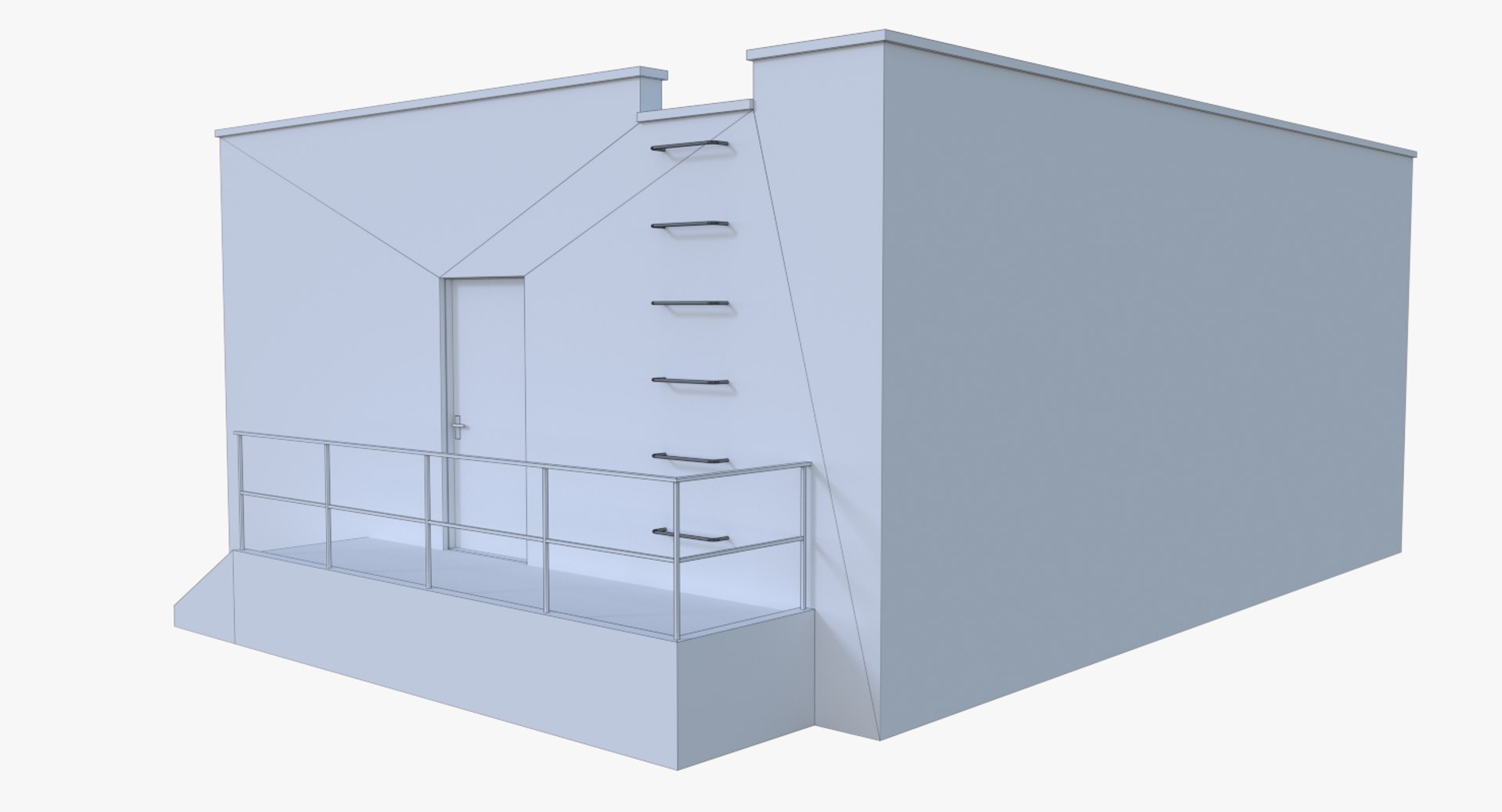 Brick Store Interior 3d Model