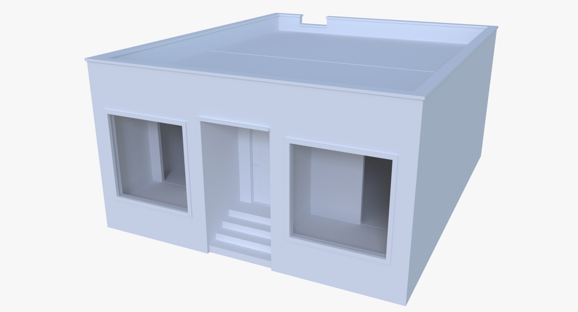 Brick Store Interior 3d Model