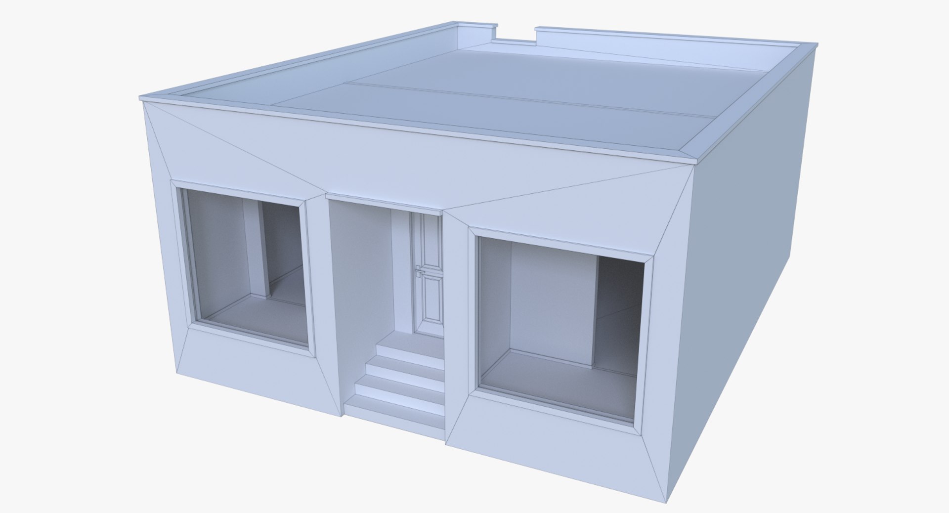 Brick Store Interior 3d Model