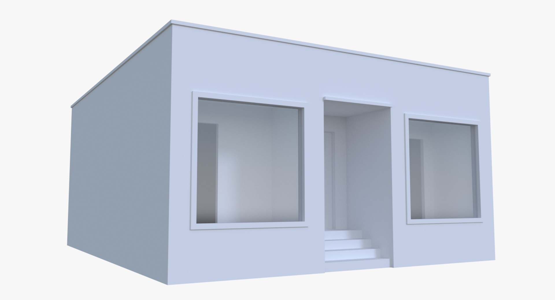 Brick Store Interior 3d Model