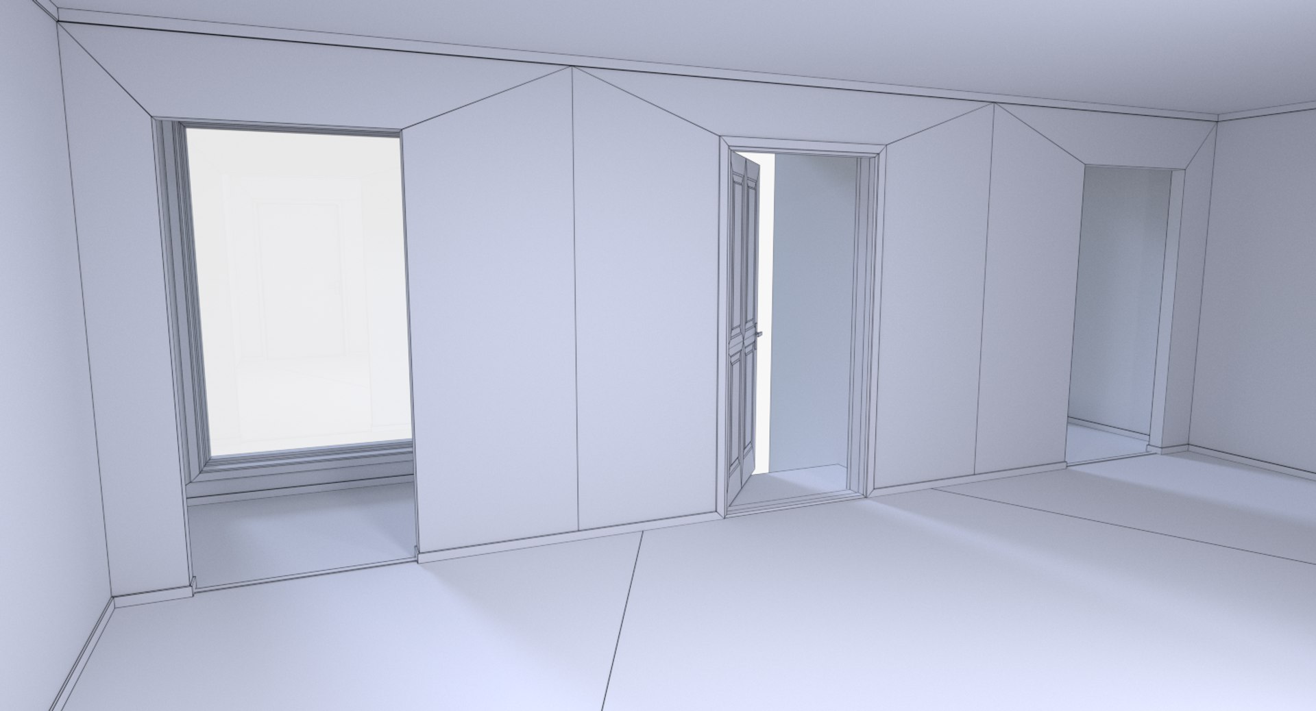 Brick Store Interior 3d Model