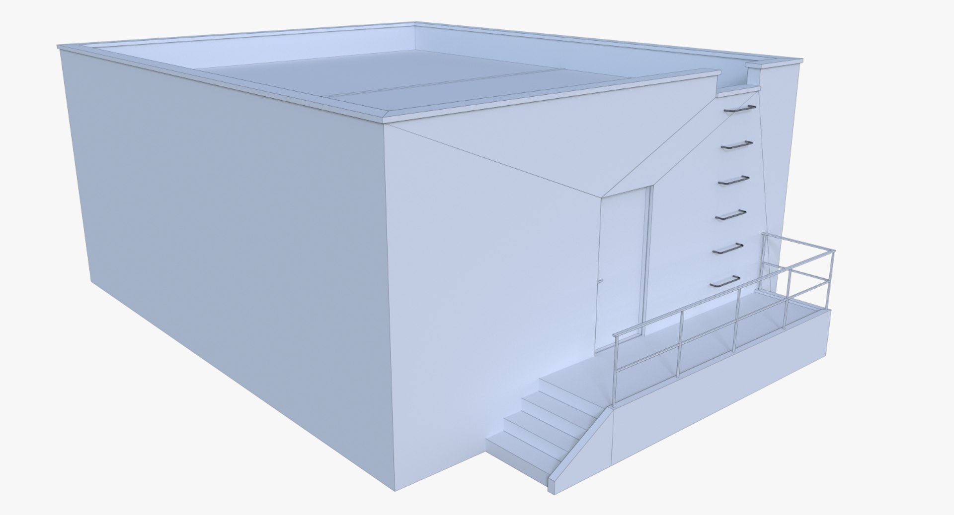 Brick Store Interior 3d Model