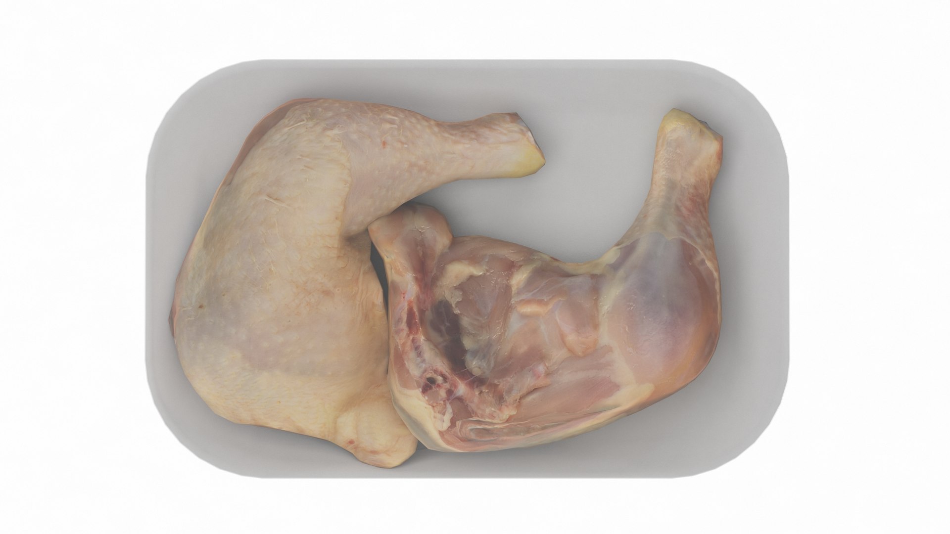 Supermarket Packaged Chicken Low Poly Model - TurboSquid 2096557
