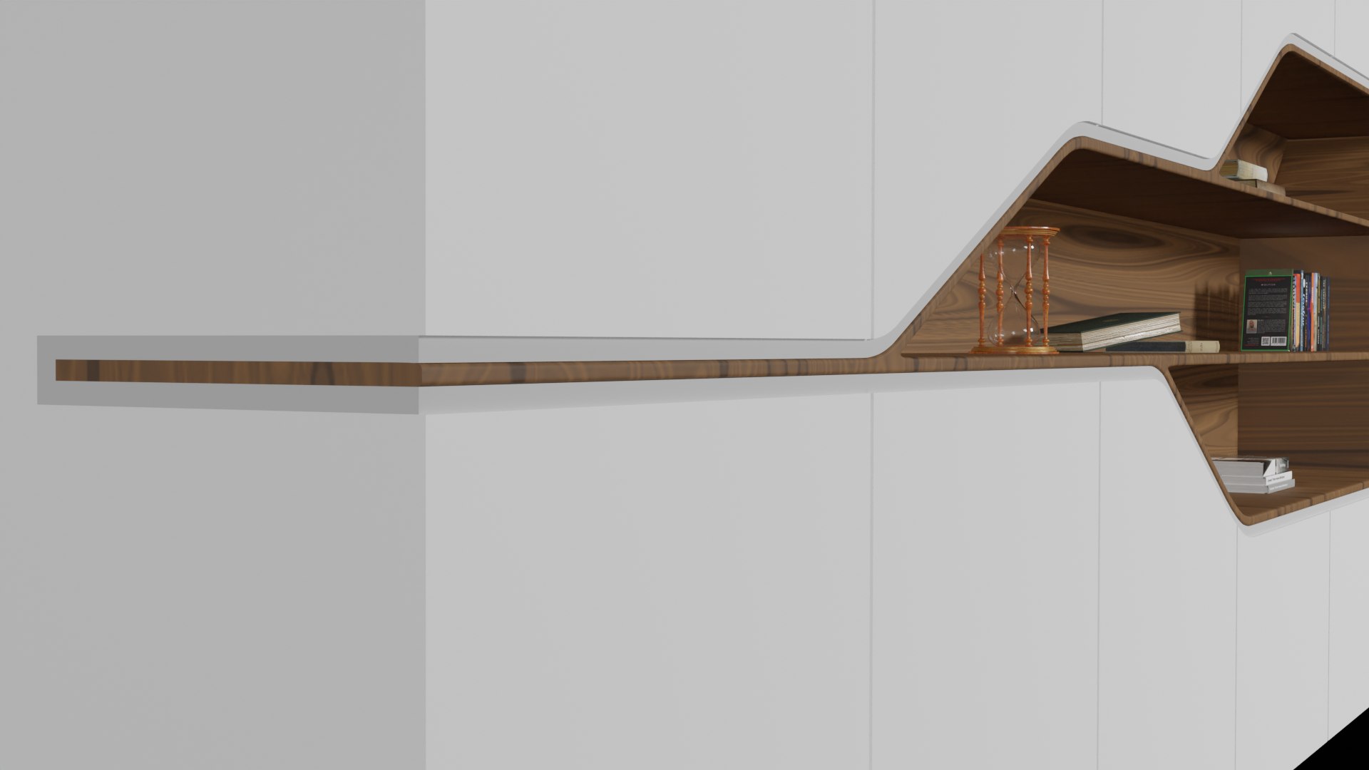 3D Modern Shelf model - TurboSquid 2110692