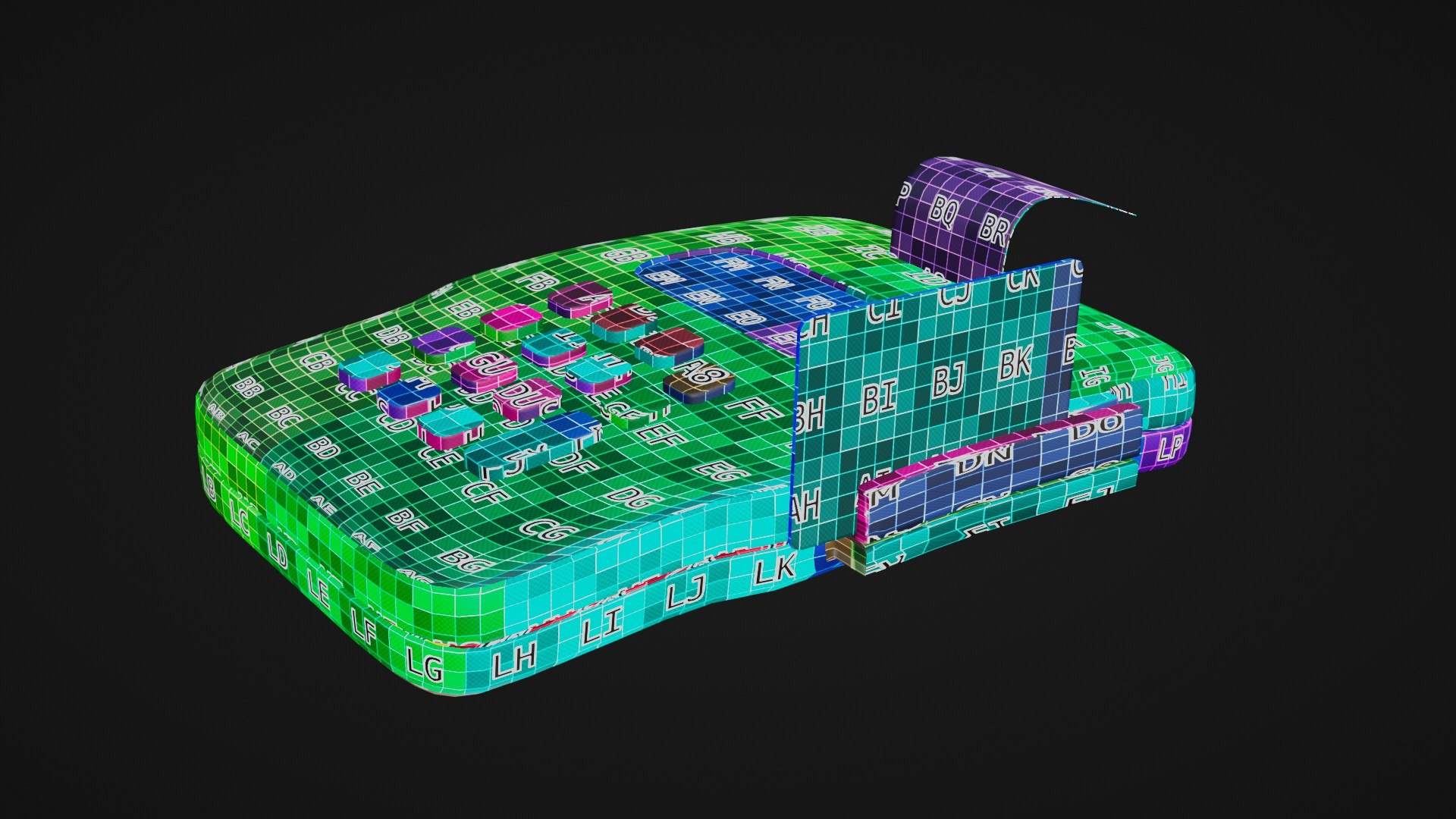 3D Credit Card Terminal Minimal 3D Illustration Model - TurboSquid 1889013