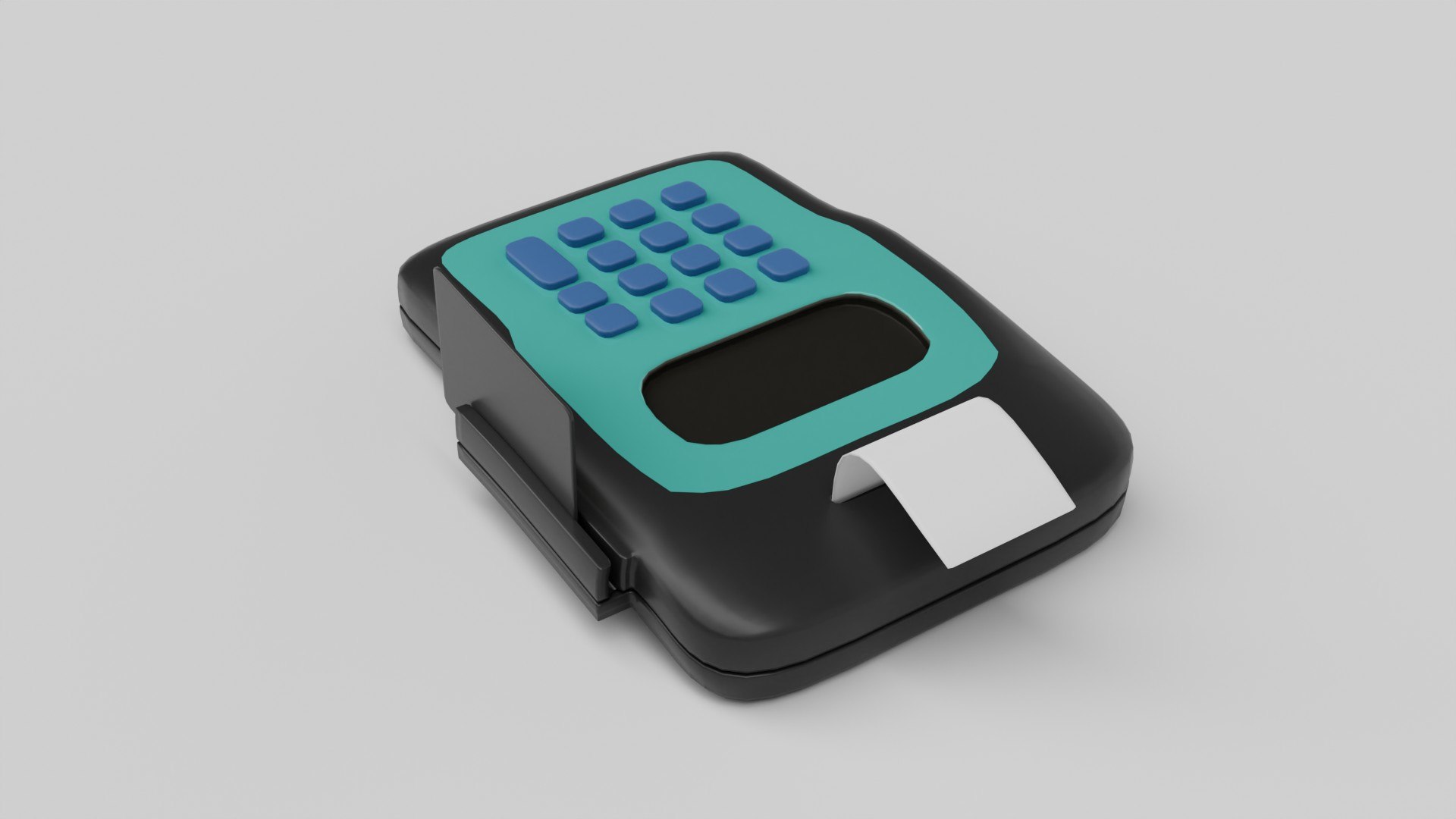 3D Credit Card Terminal Minimal 3D Illustration Model - TurboSquid 1889013