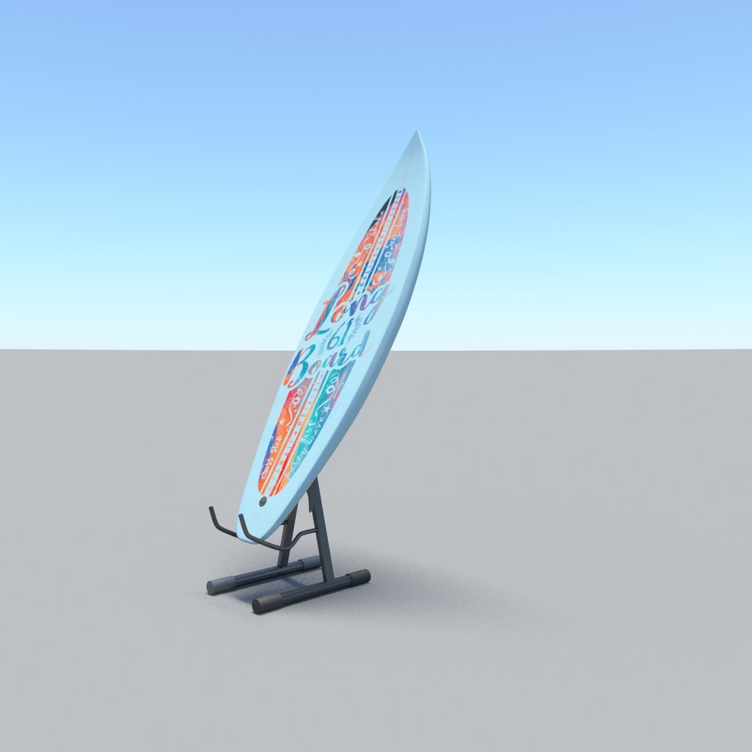 3D surfboard v2 - TurboSquid 1168637
