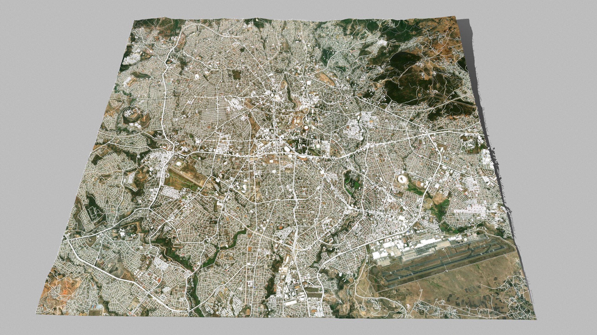 Cityscape Addis Ababa Ethiopia Model - TurboSquid 2087952