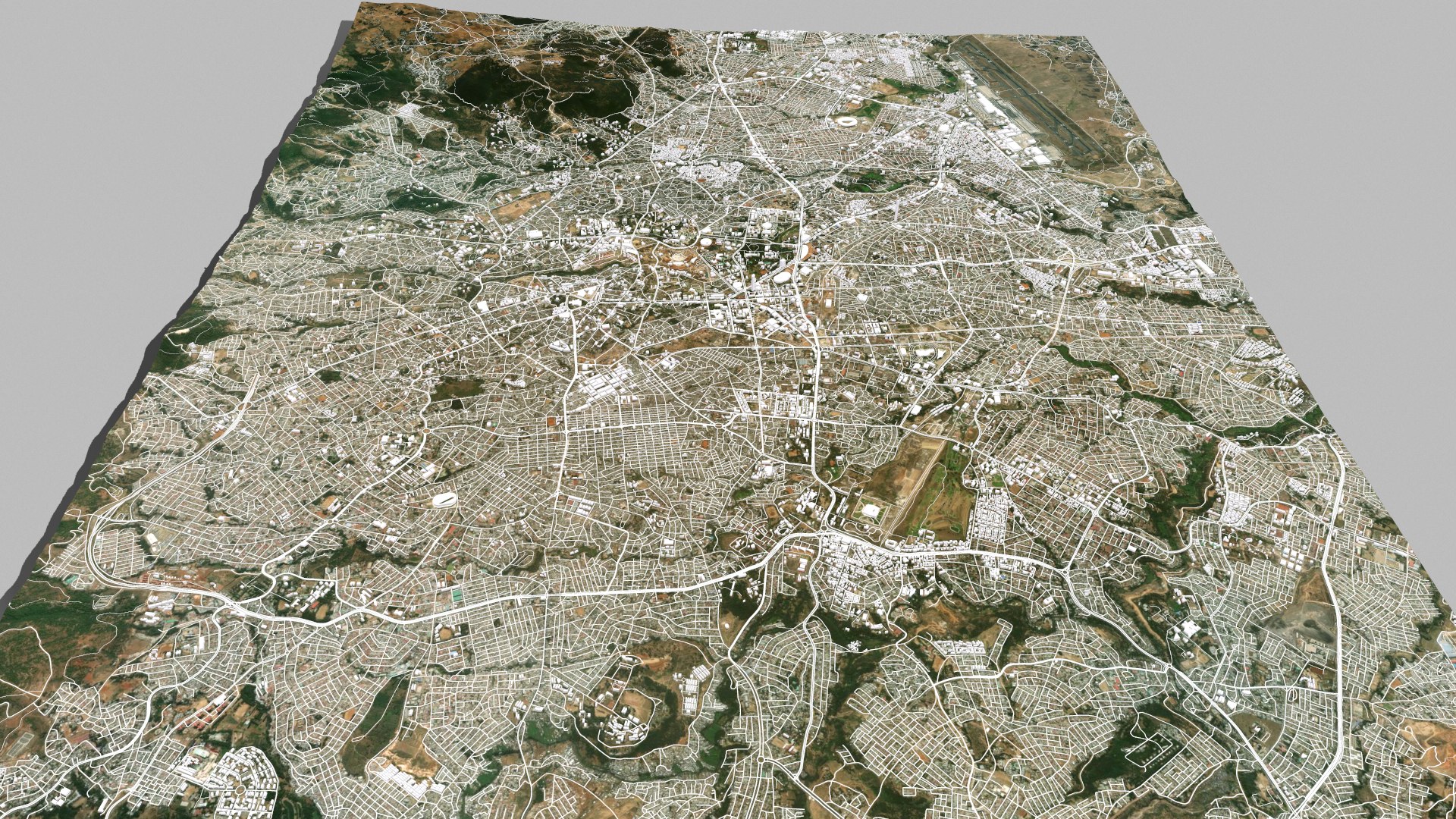 Cityscape Addis Ababa Ethiopia Model - TurboSquid 2087952