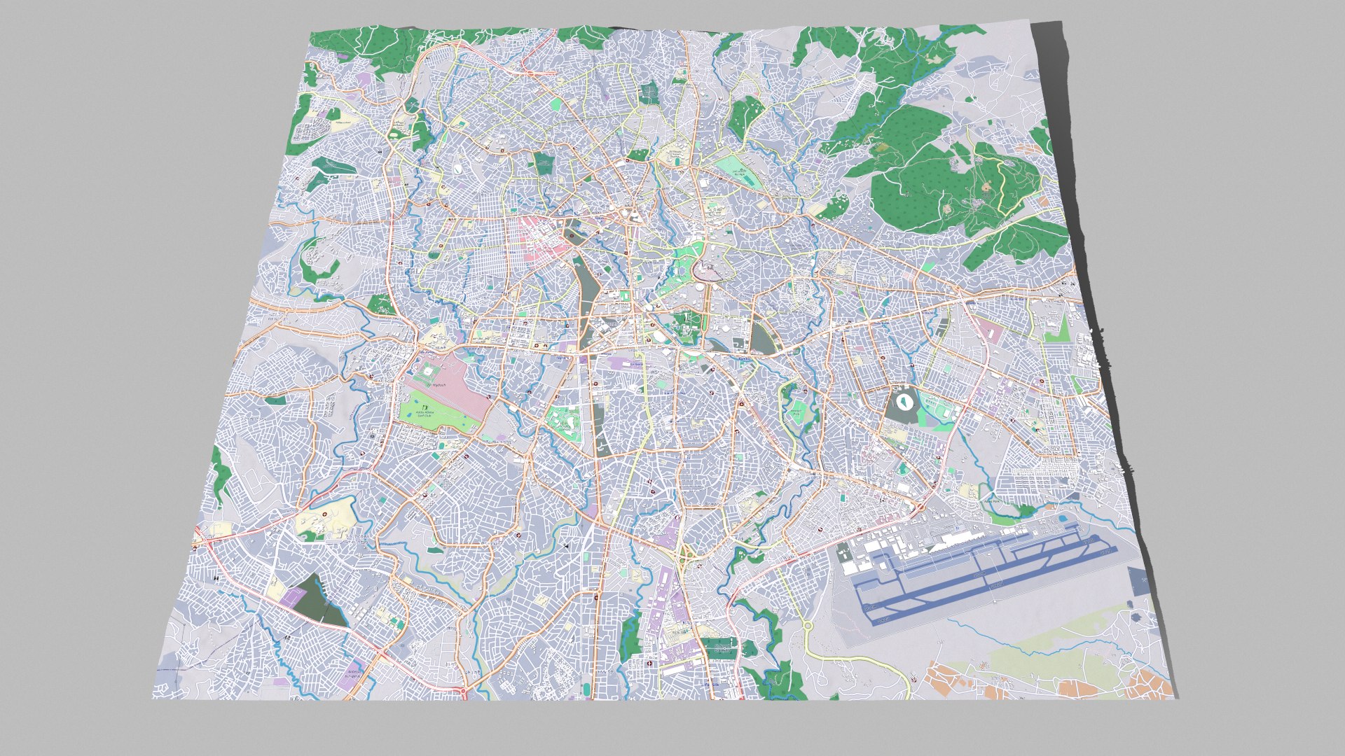 Cityscape Addis Ababa Ethiopia Model - TurboSquid 2087952
