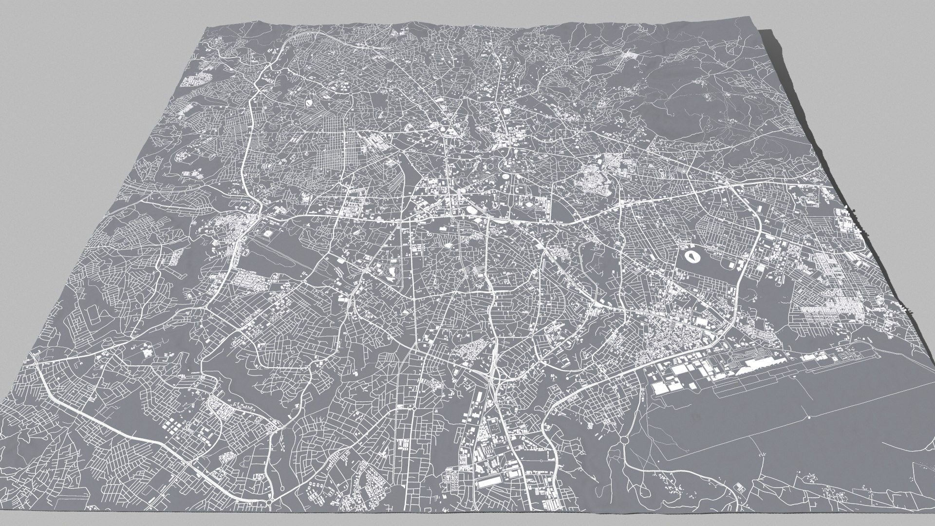 Cityscape Addis Ababa Ethiopia Model - TurboSquid 2087952