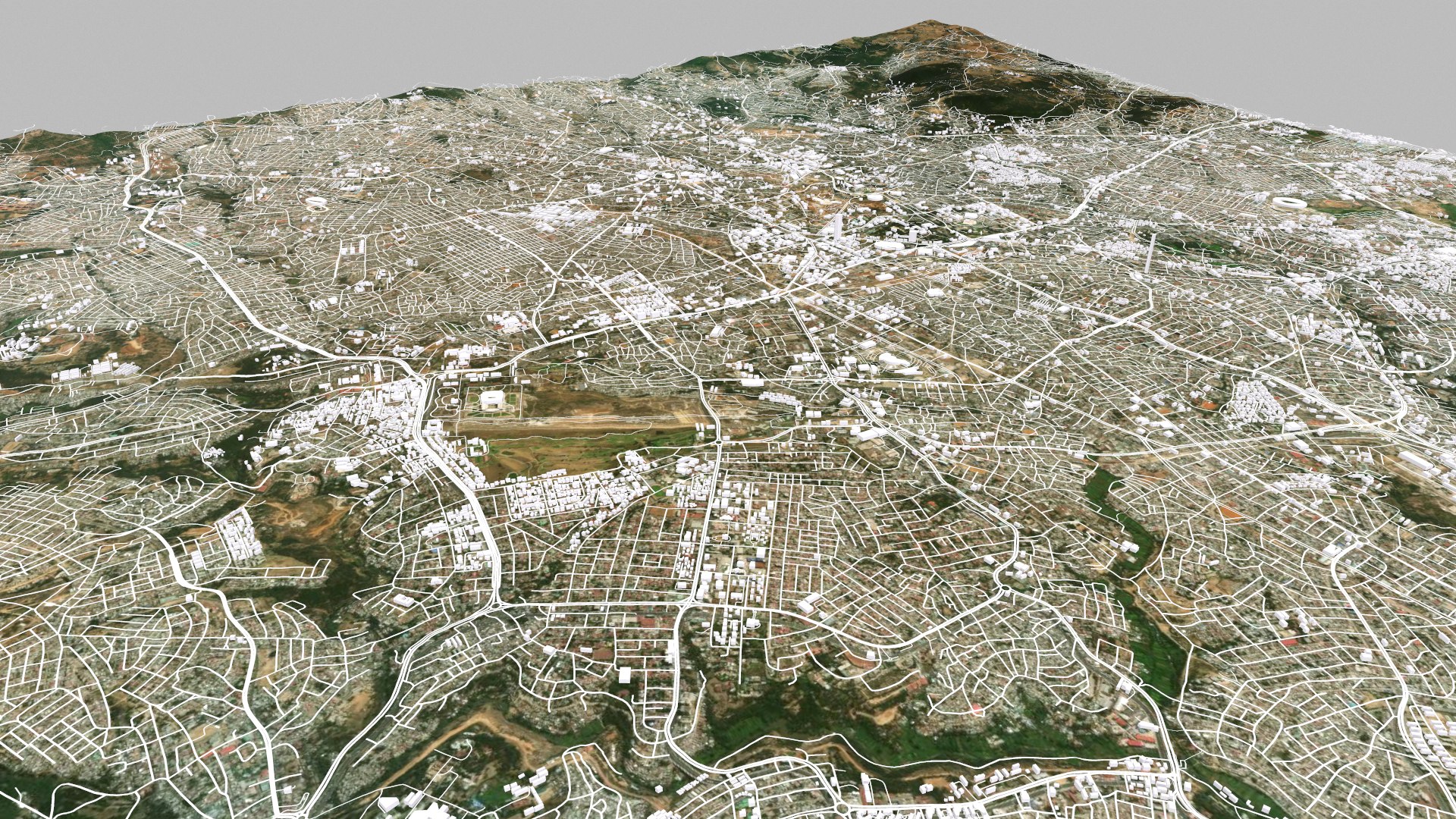 Cityscape Addis Ababa Ethiopia Model - TurboSquid 2087952