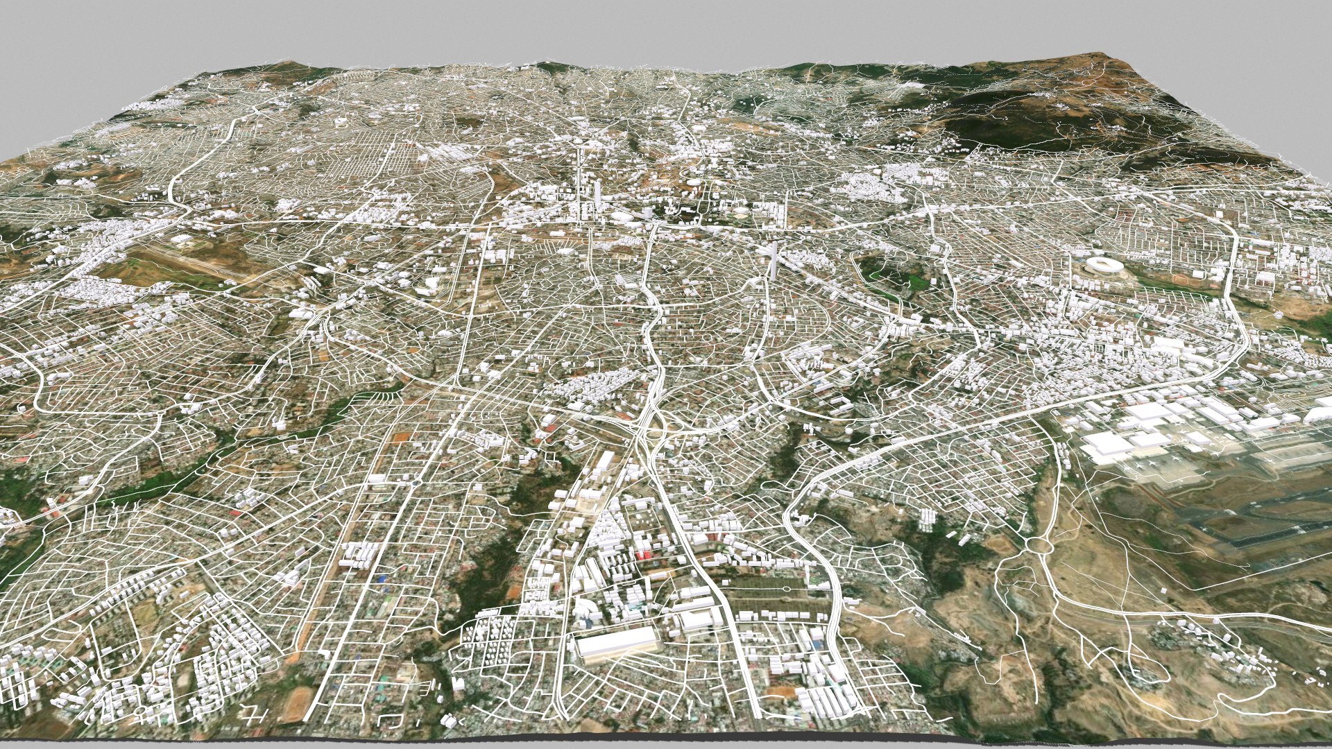 Cityscape Addis Ababa Ethiopia Model - TurboSquid 2087952