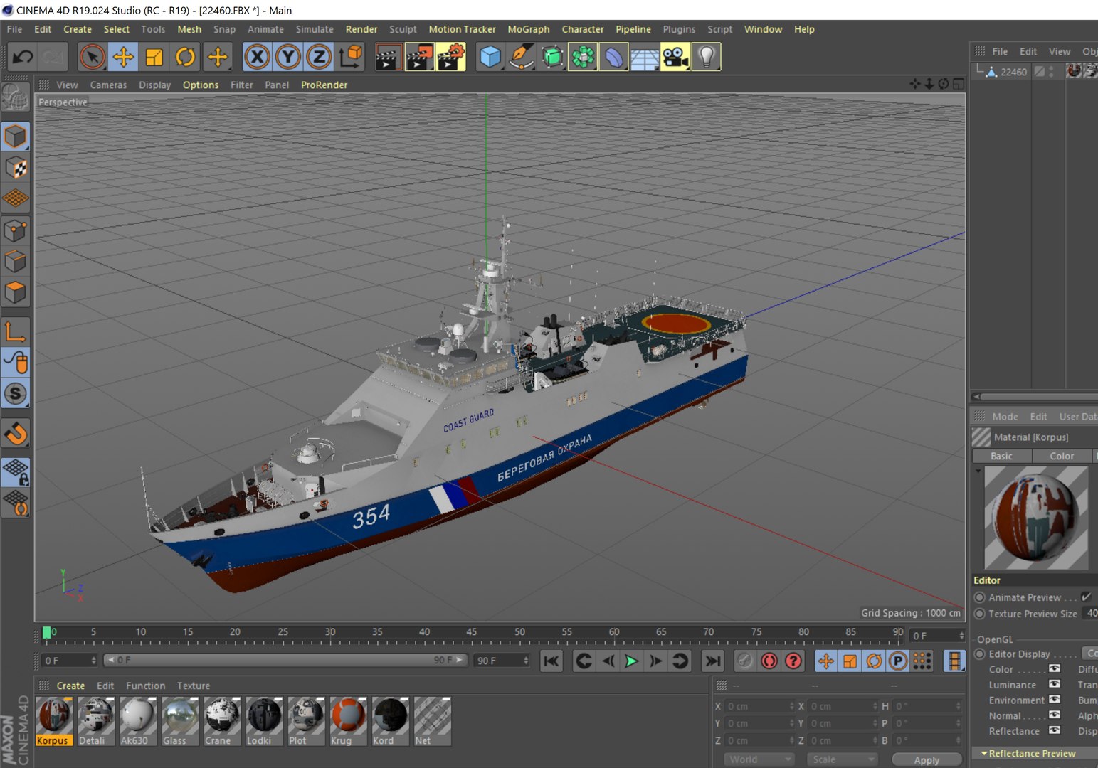 3D Project 22460 Rubin-class Patrol Boat Model - TurboSquid 2242057