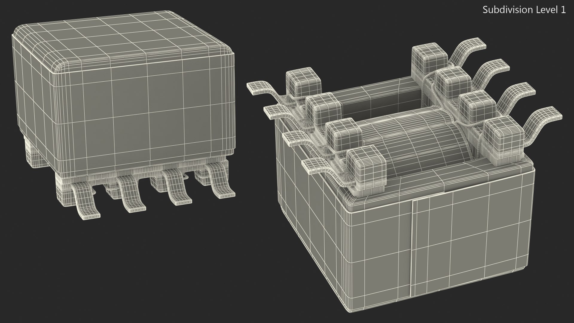 Gate Drive Transformer 3D Model - TurboSquid 1664968