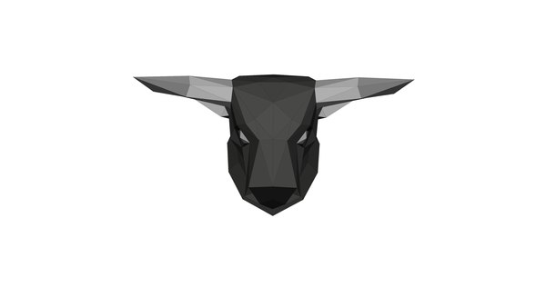 BULLS Head Low Poly Papercraf 3D - TurboSquid 1780507