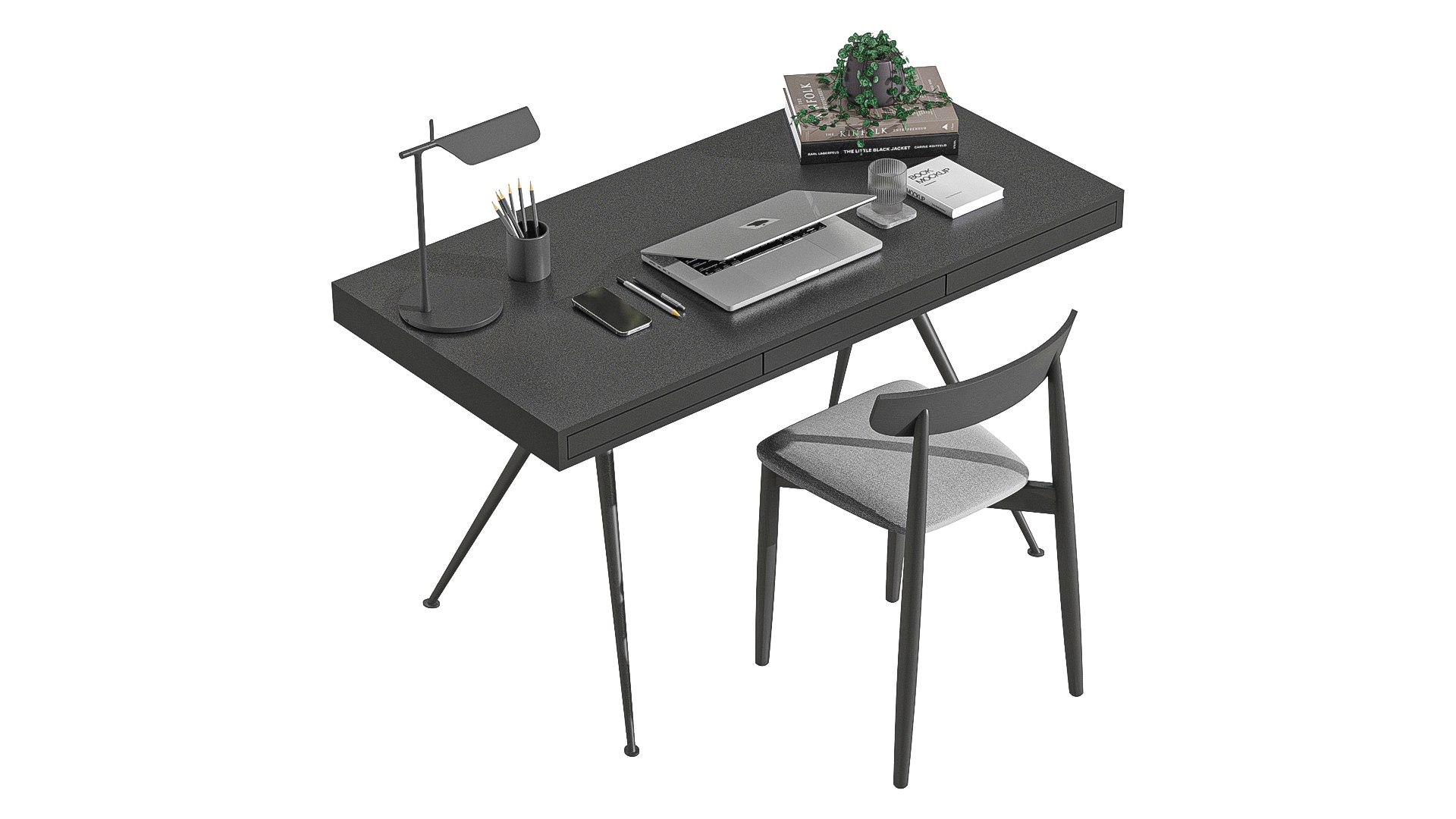 3D Workplace 01 - TurboSquid 2187011