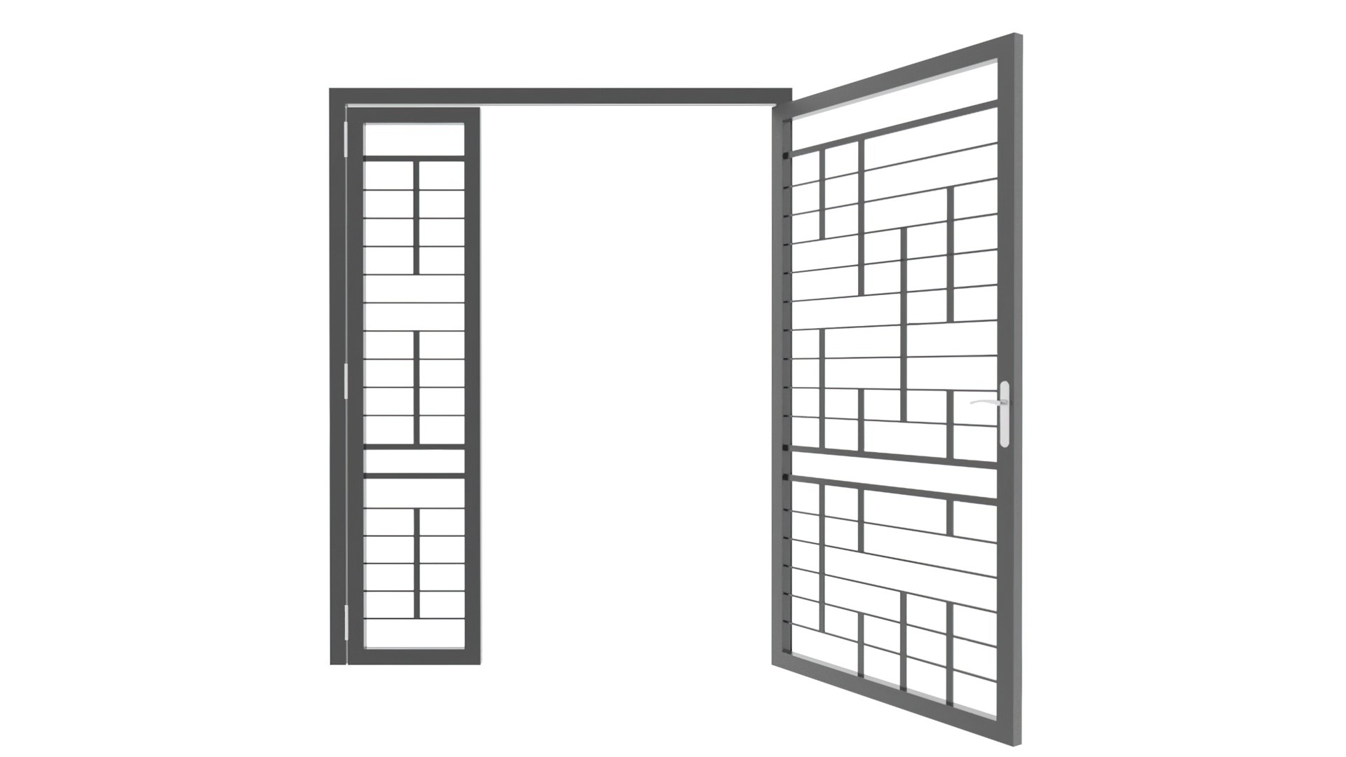 Gate Grilling 3D Model - TurboSquid 2024903