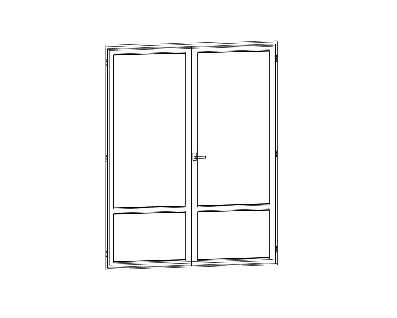 Door Window 3D Model - TurboSquid 2072390