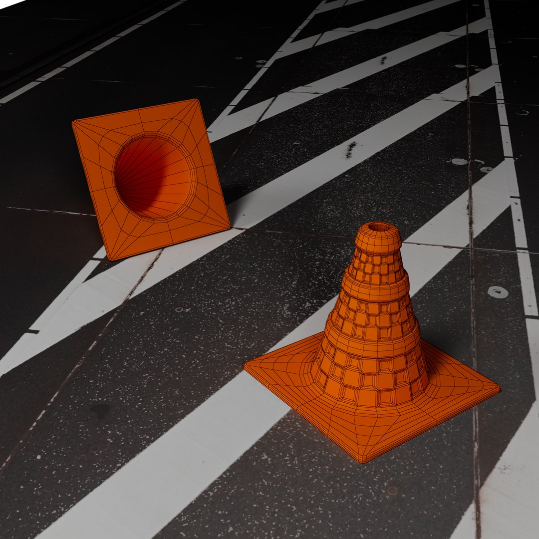 Traffic Cone 3D Model - TurboSquid 1970102