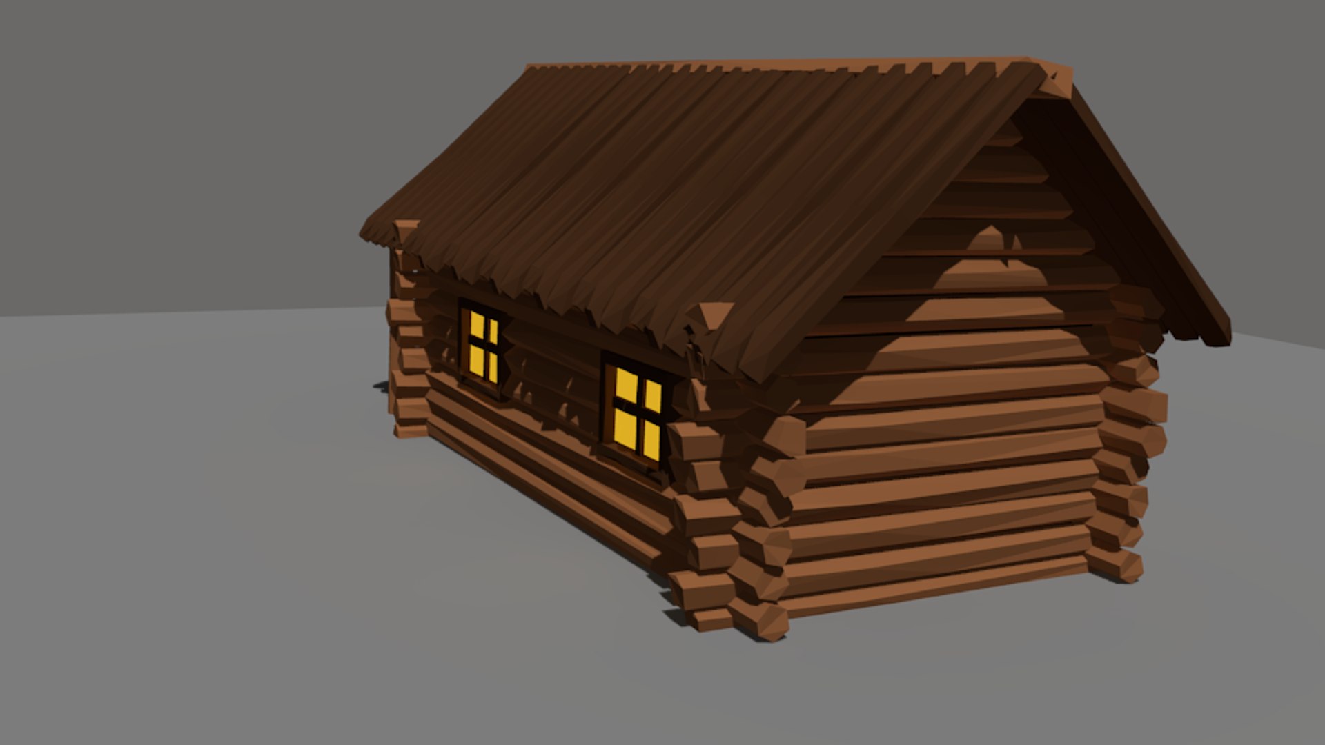Log Cabin 3D Model - TurboSquid 1199723