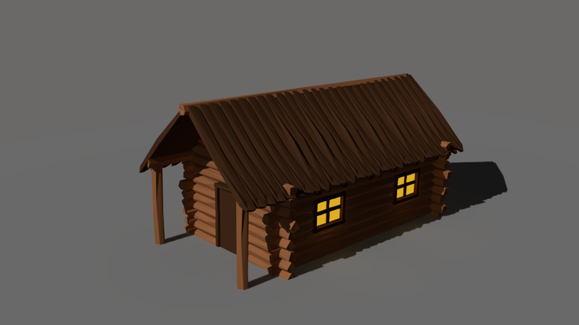 Log Cabin 3D Model - TurboSquid 1199723