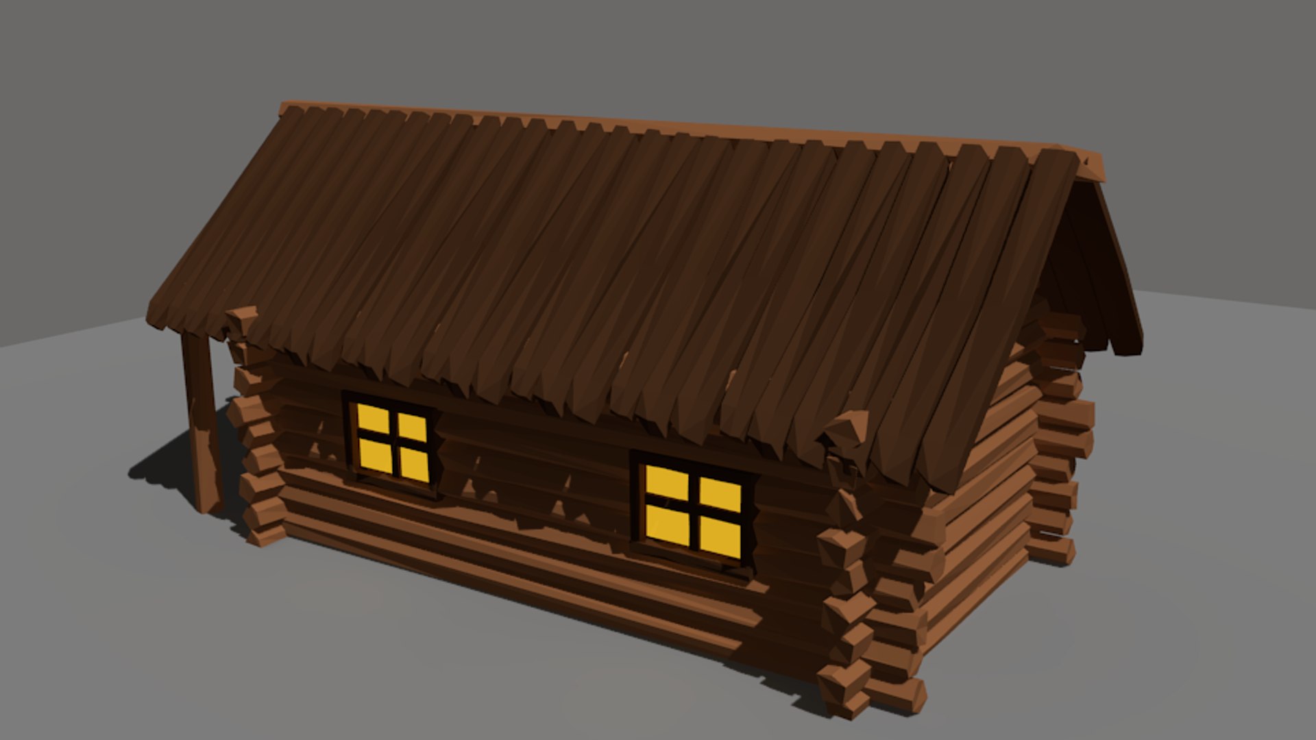 Log Cabin 3D Model - TurboSquid 1199723