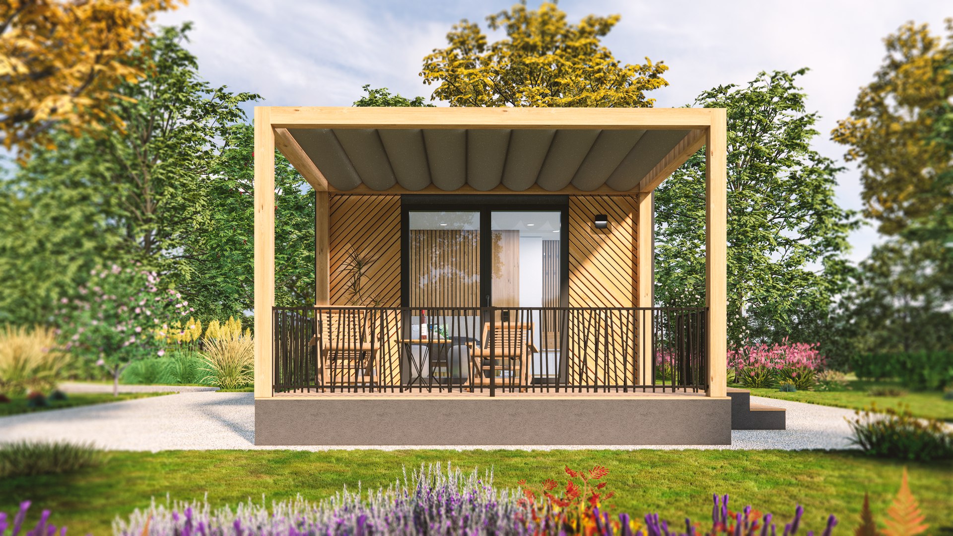 3D Tiny House Zaria 20m2 Basic Plans Dimensions Model - TurboSquid 2182715