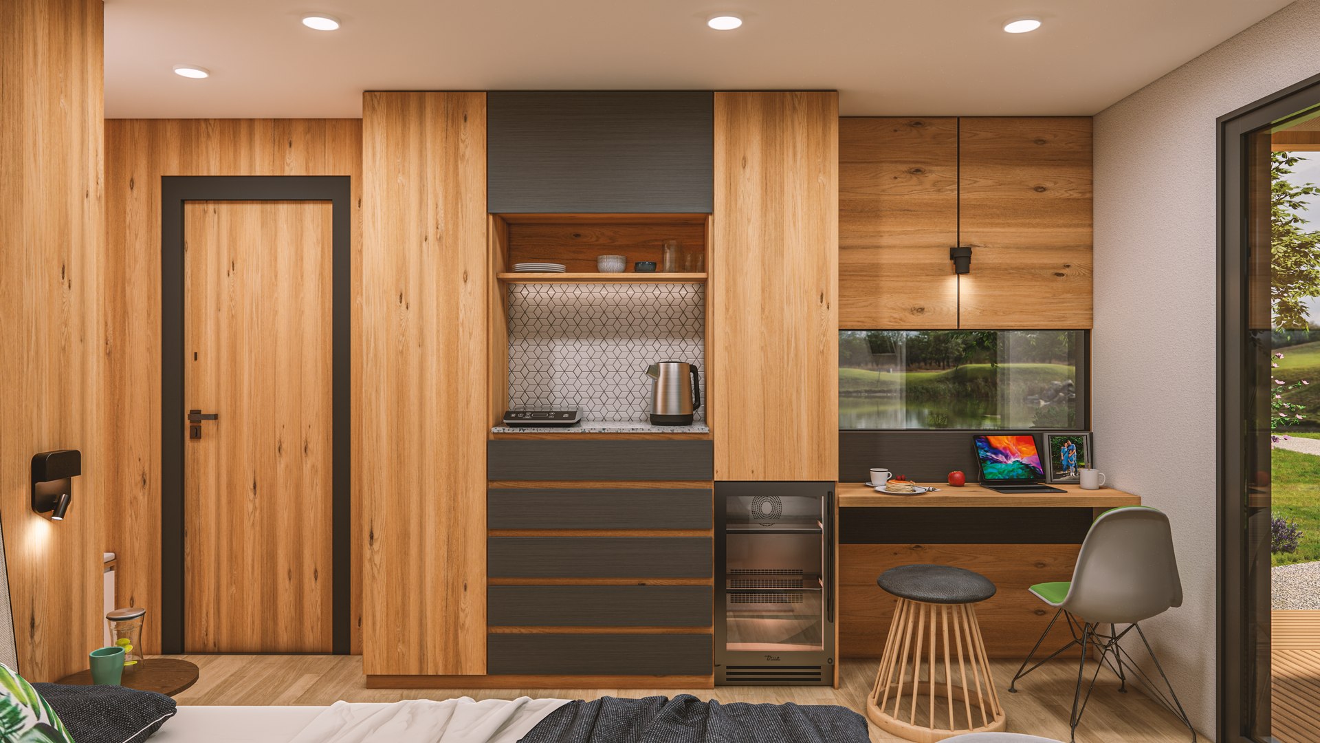 3D Tiny House Zaria 20m2 Basic Plans Dimensions Model - TurboSquid 2182715