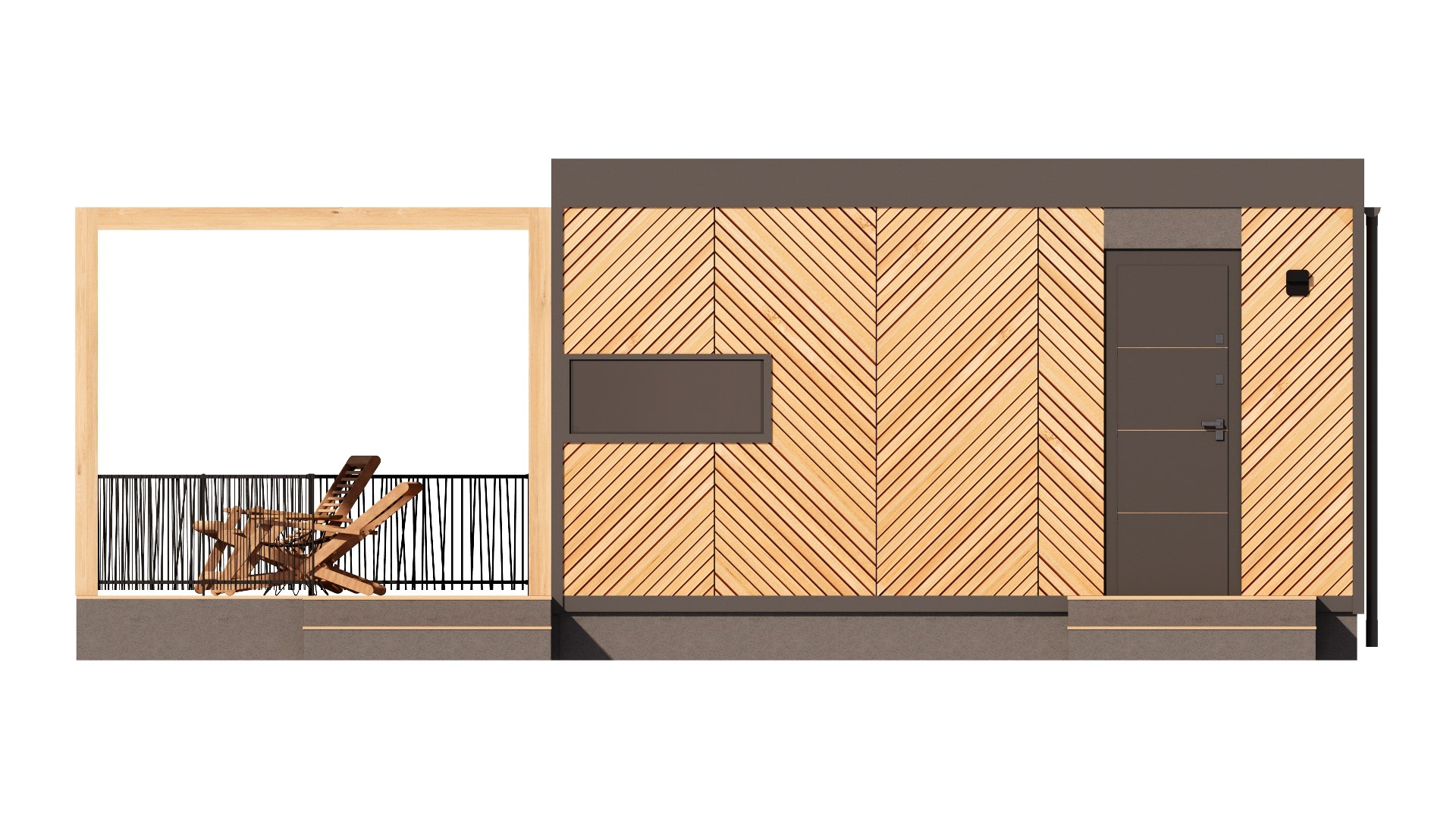 3D Tiny House Zaria 20m2 Basic Plans Dimensions Model - TurboSquid 2182715
