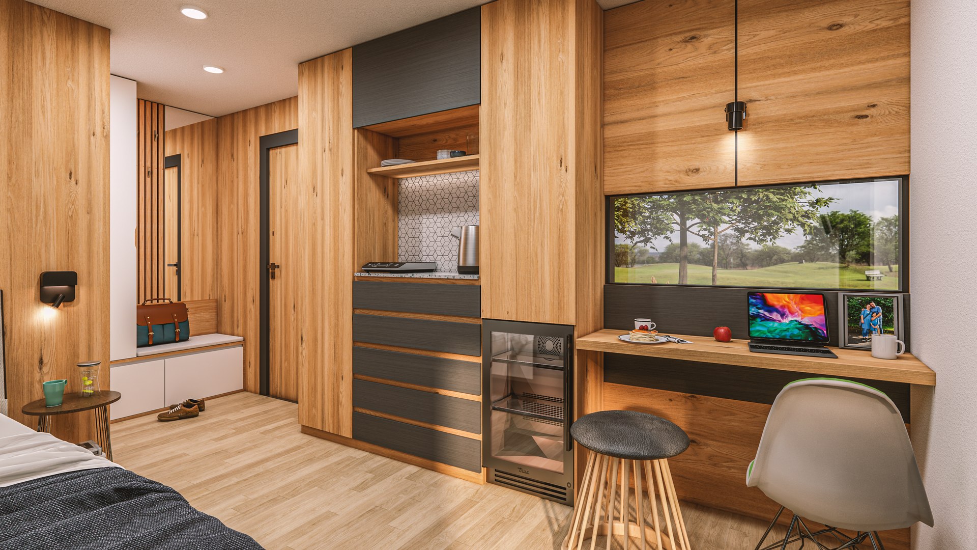 3D Tiny House Zaria 20m2 Basic Plans Dimensions Model - TurboSquid 2182715