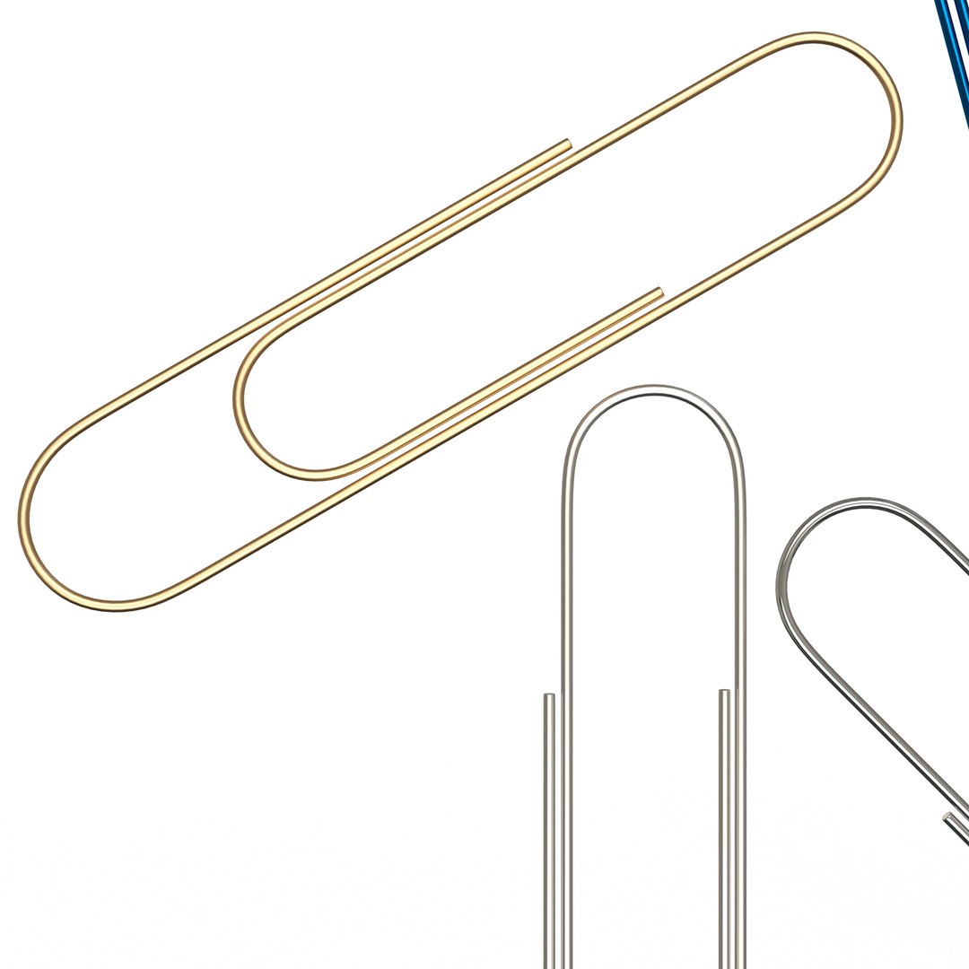 3D Paper Clip Collection Model - TurboSquid 1859610