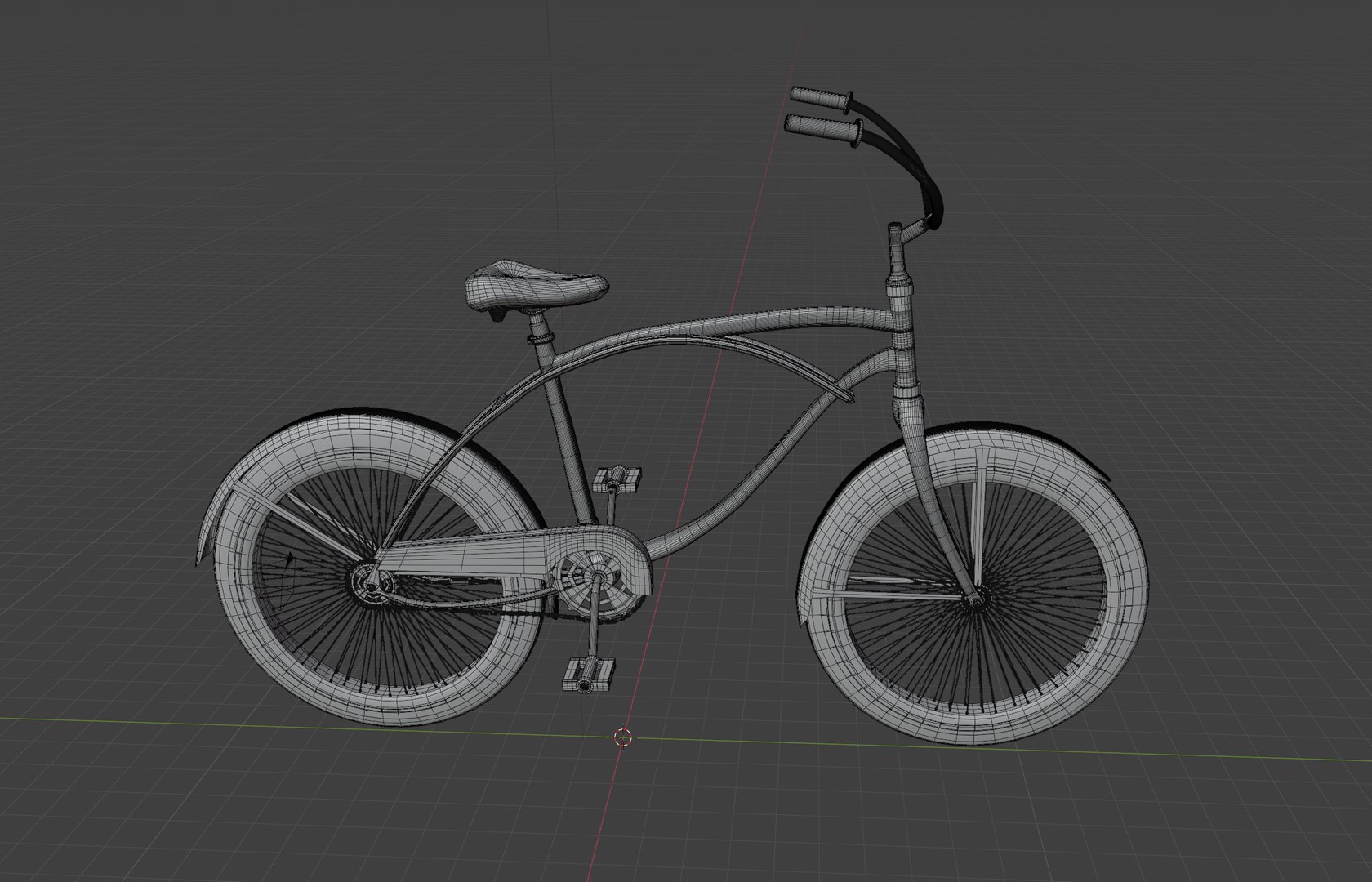 Classic Cruiser Bicycle Realistic 3D Model 3D - TurboSquid 2573861