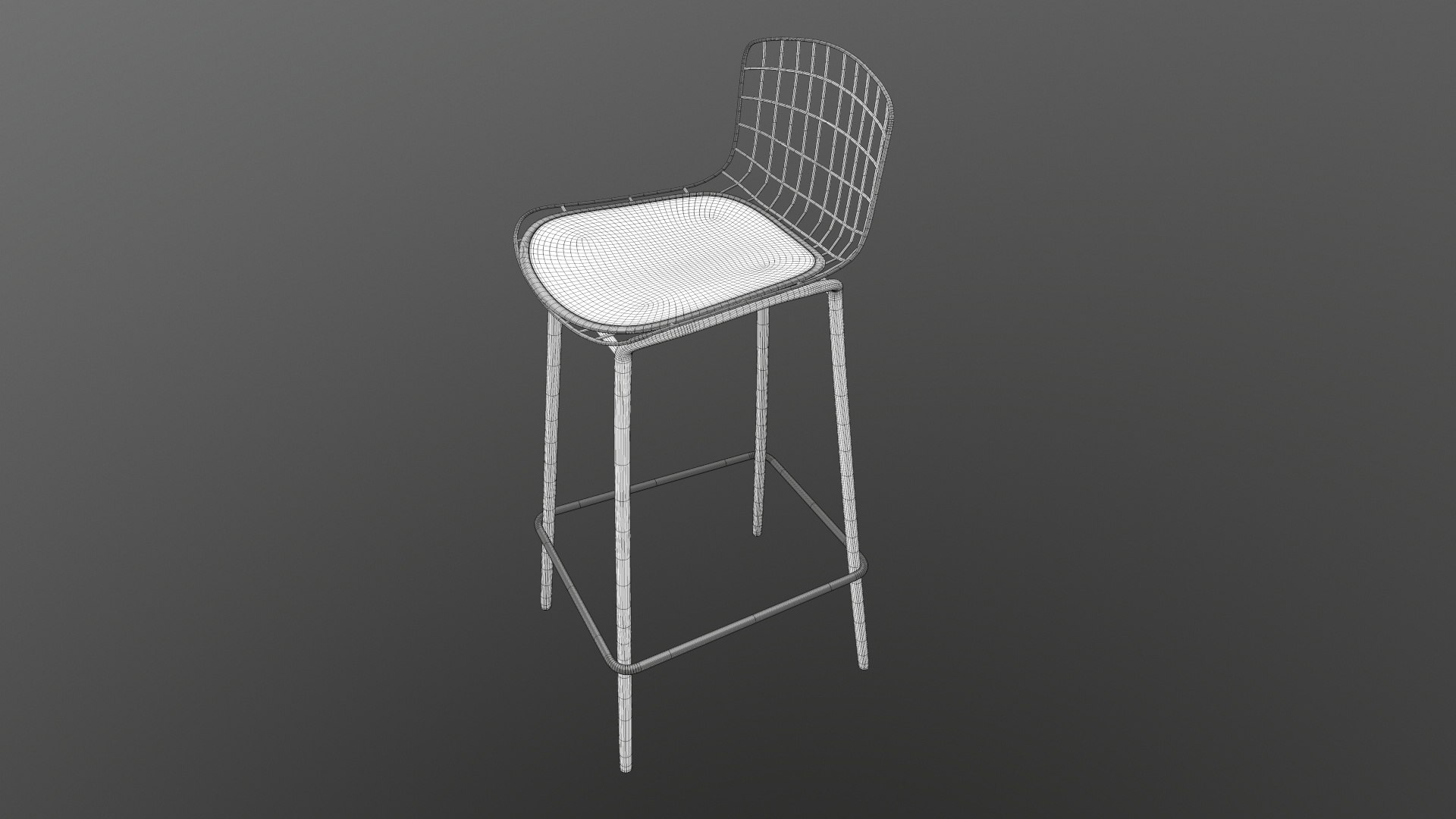 3D Cafe Chair - TurboSquid 1939304