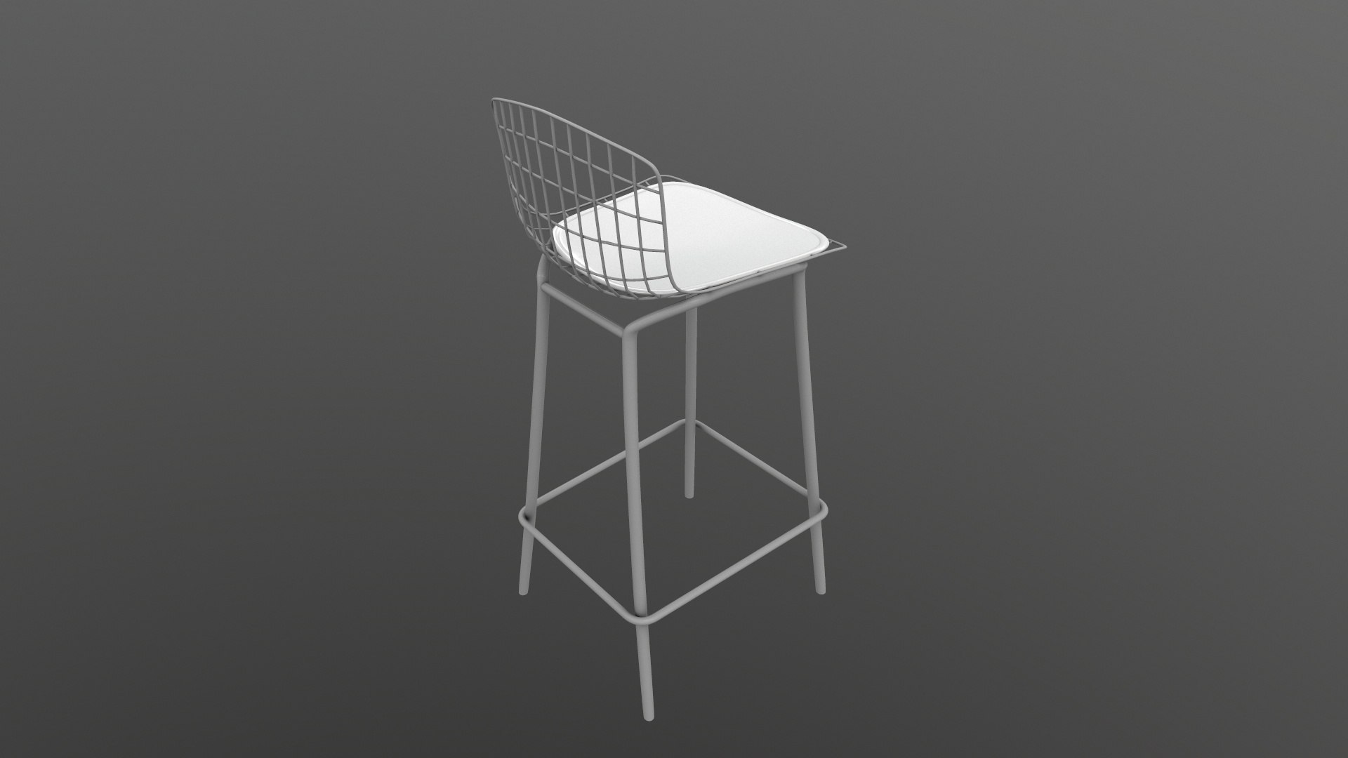 3D Cafe Chair - TurboSquid 1939304