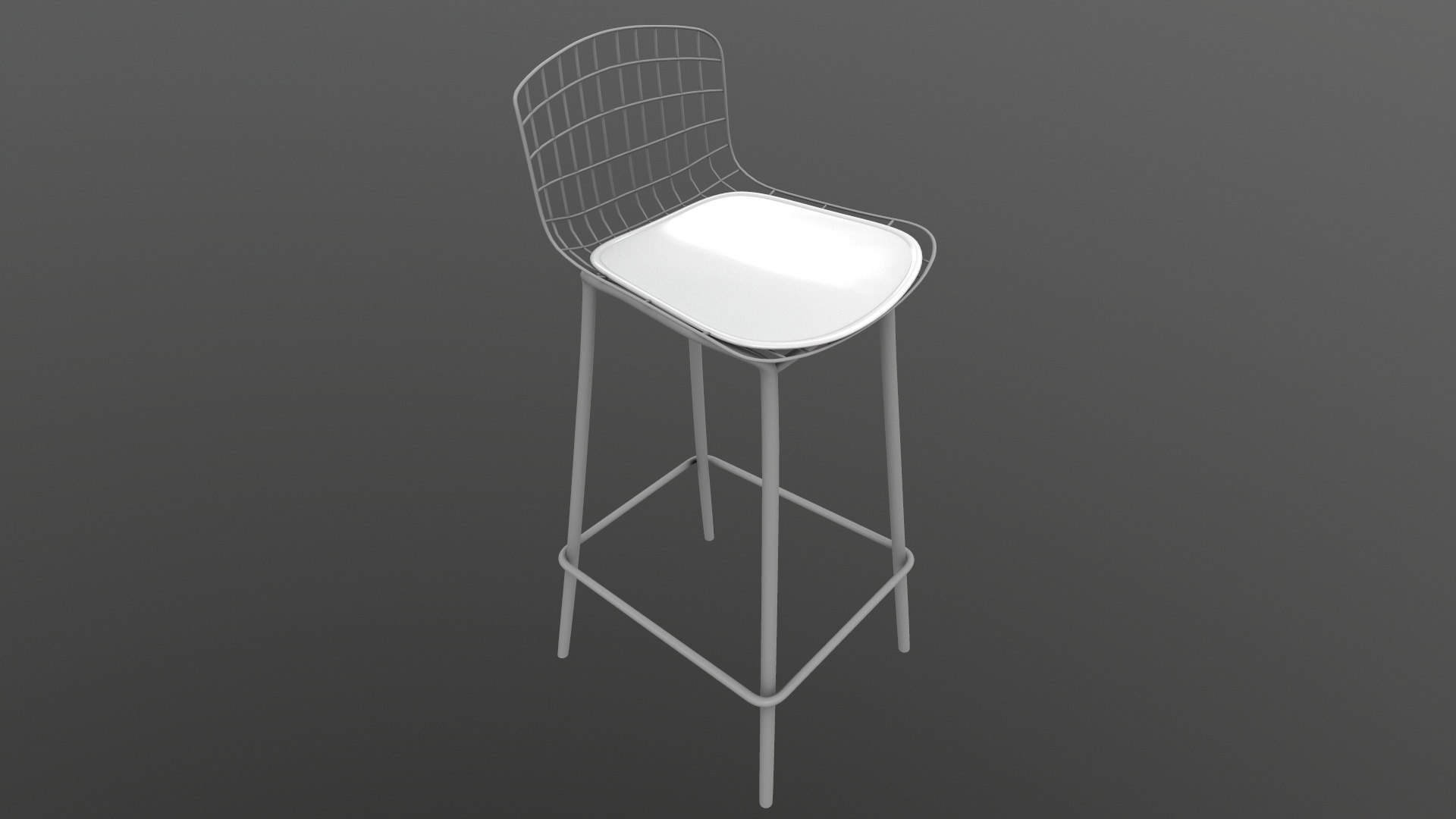 3D Cafe Chair - TurboSquid 1939304