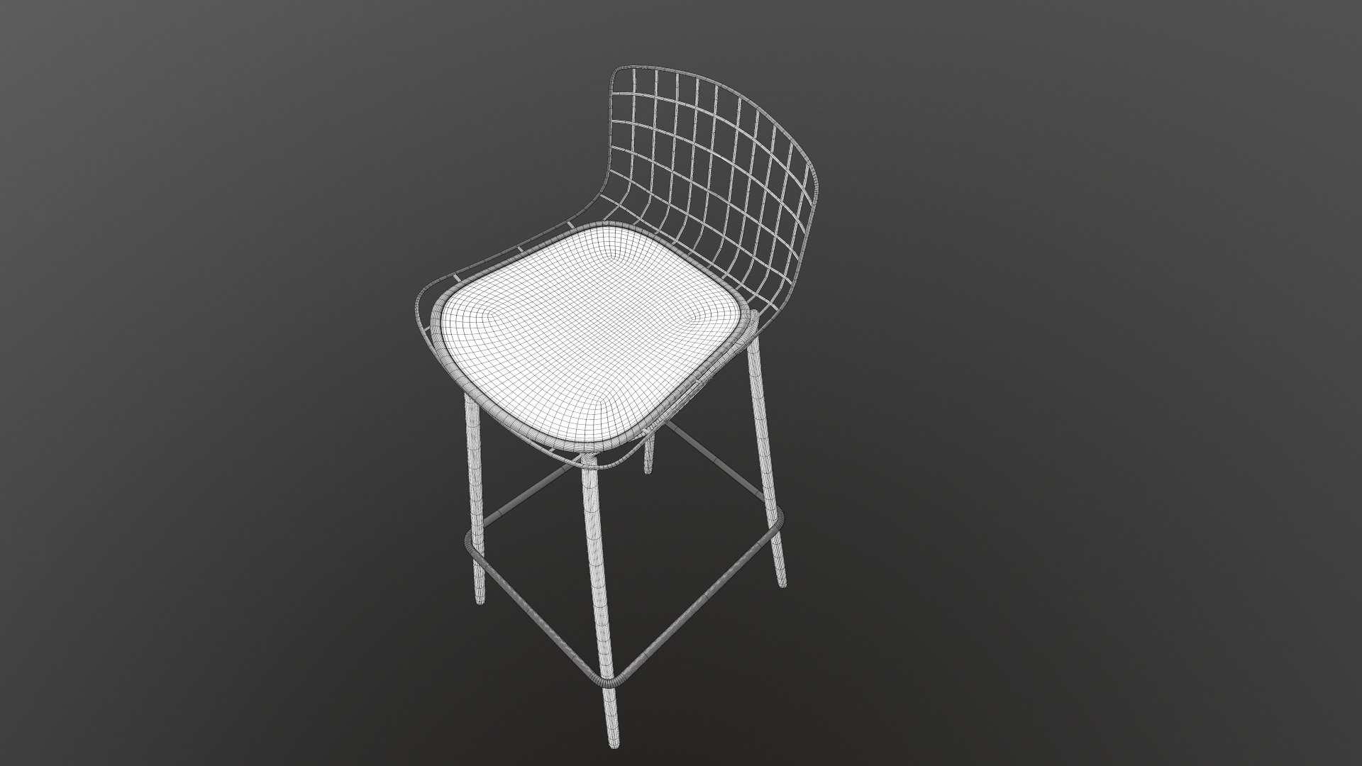 3D Cafe Chair - TurboSquid 1939304