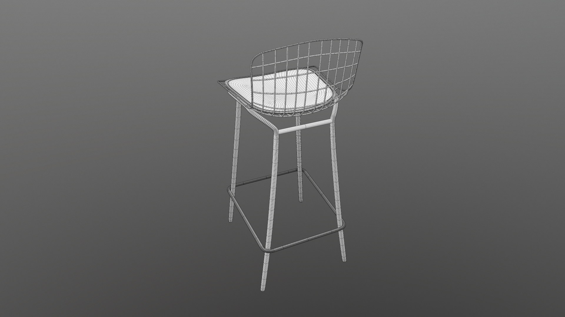 3D Cafe Chair - TurboSquid 1939304