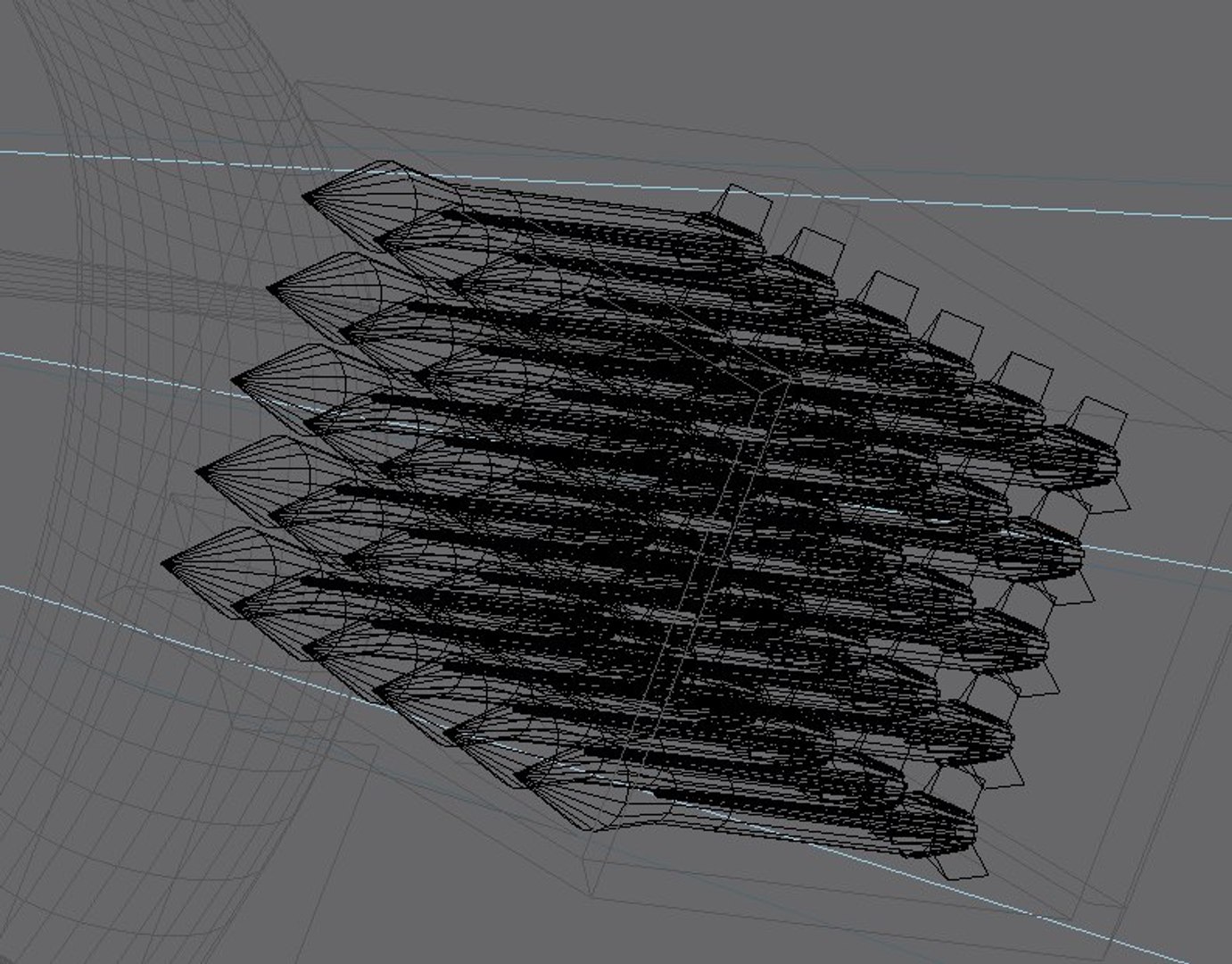 Free Gmax Space Ship 3d Model