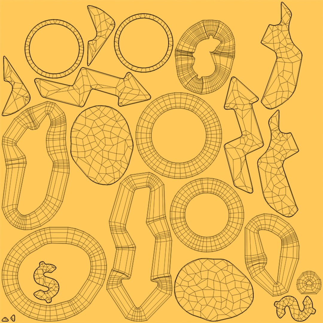 Employee Salary Increase Symbol Gold 3D - TurboSquid 2065311