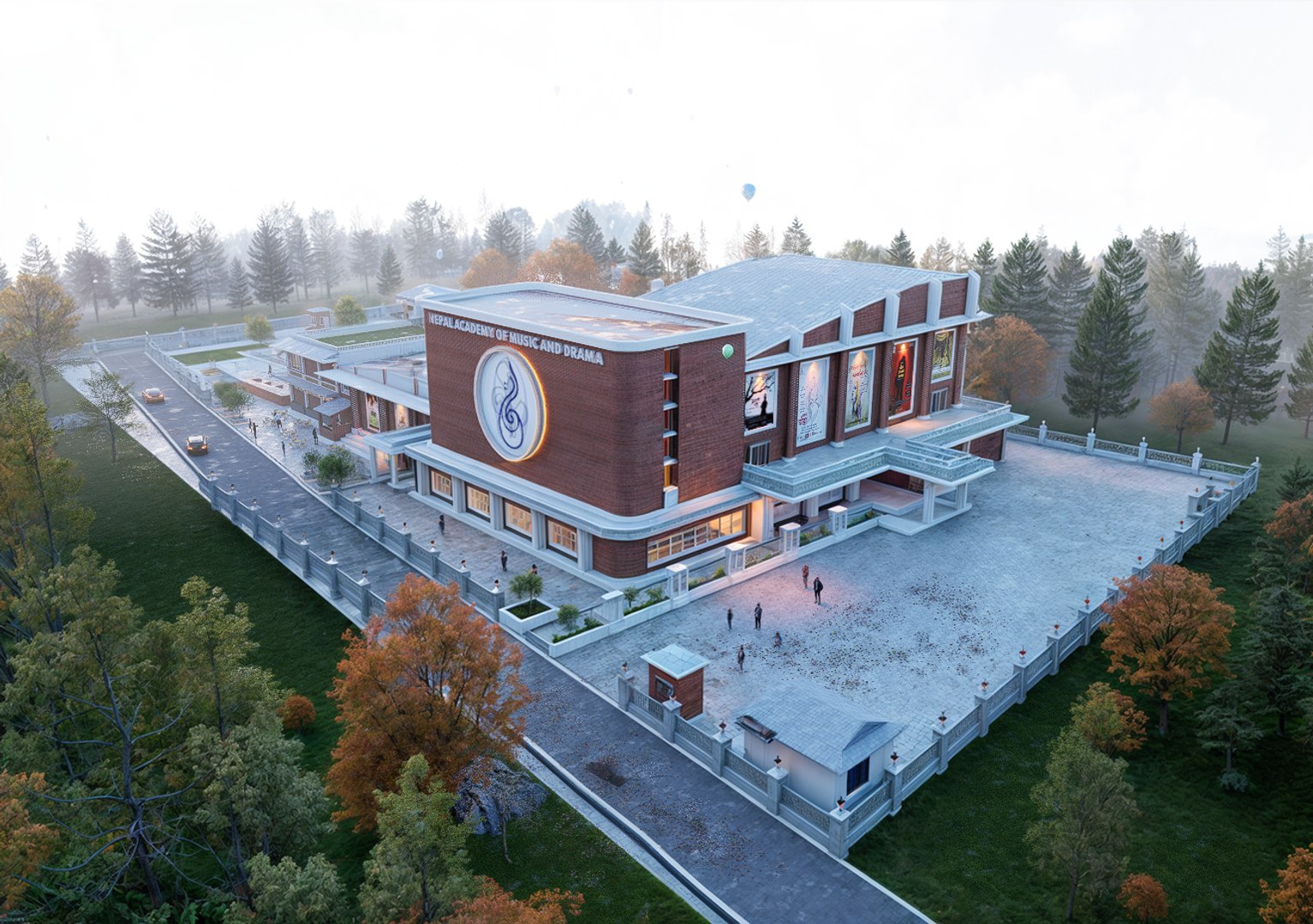 Theatre Design Auditorium 3D Model - TurboSquid 2257185