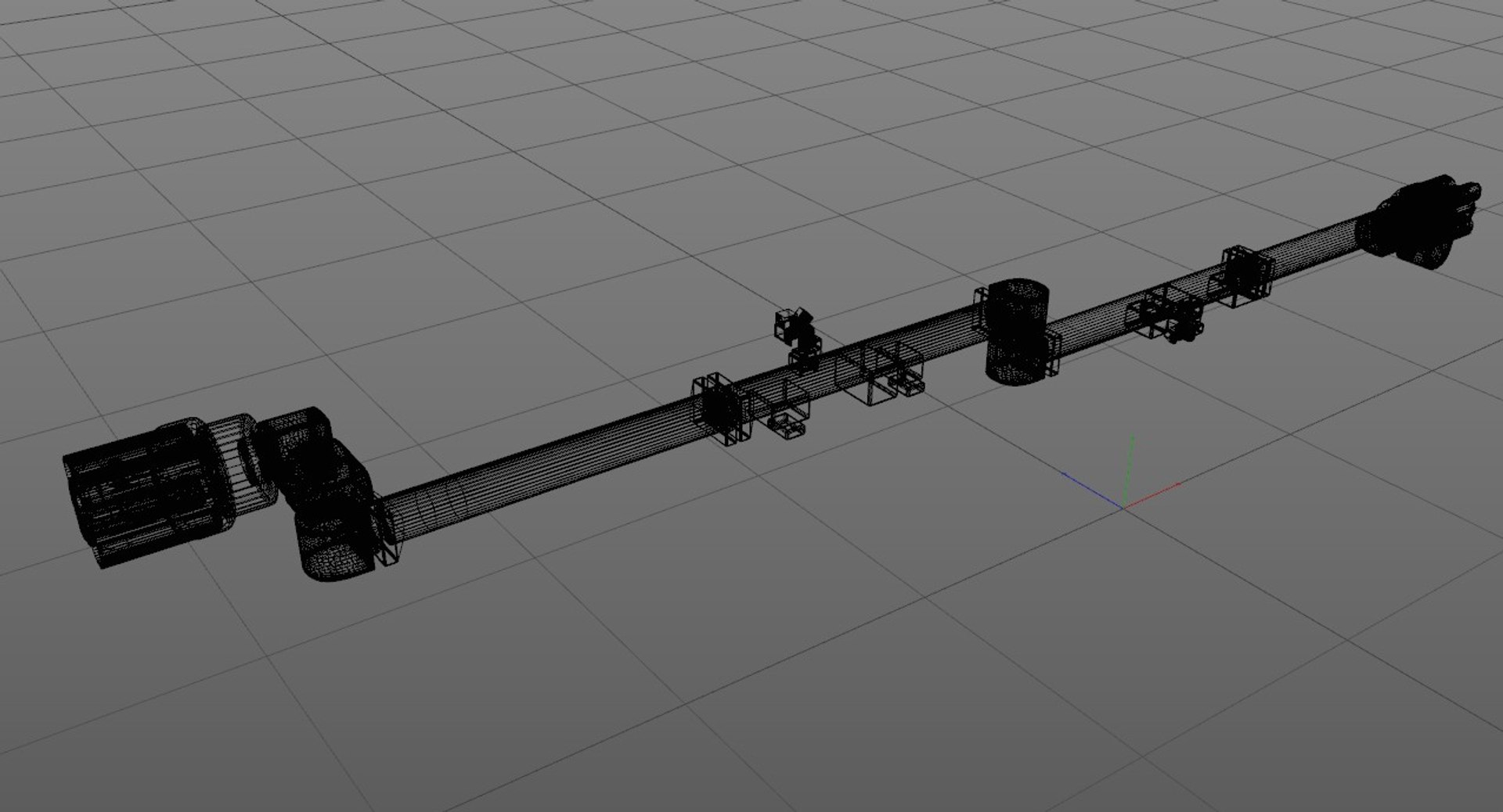 3d Iss Module Canadarm 2 Model