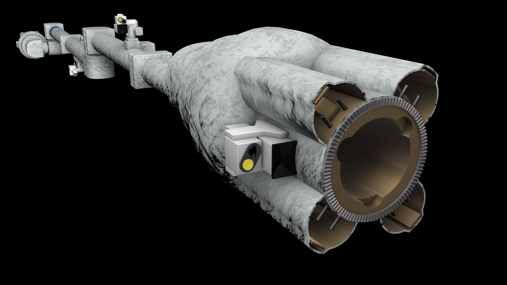 3d Iss Module Canadarm 2 Model