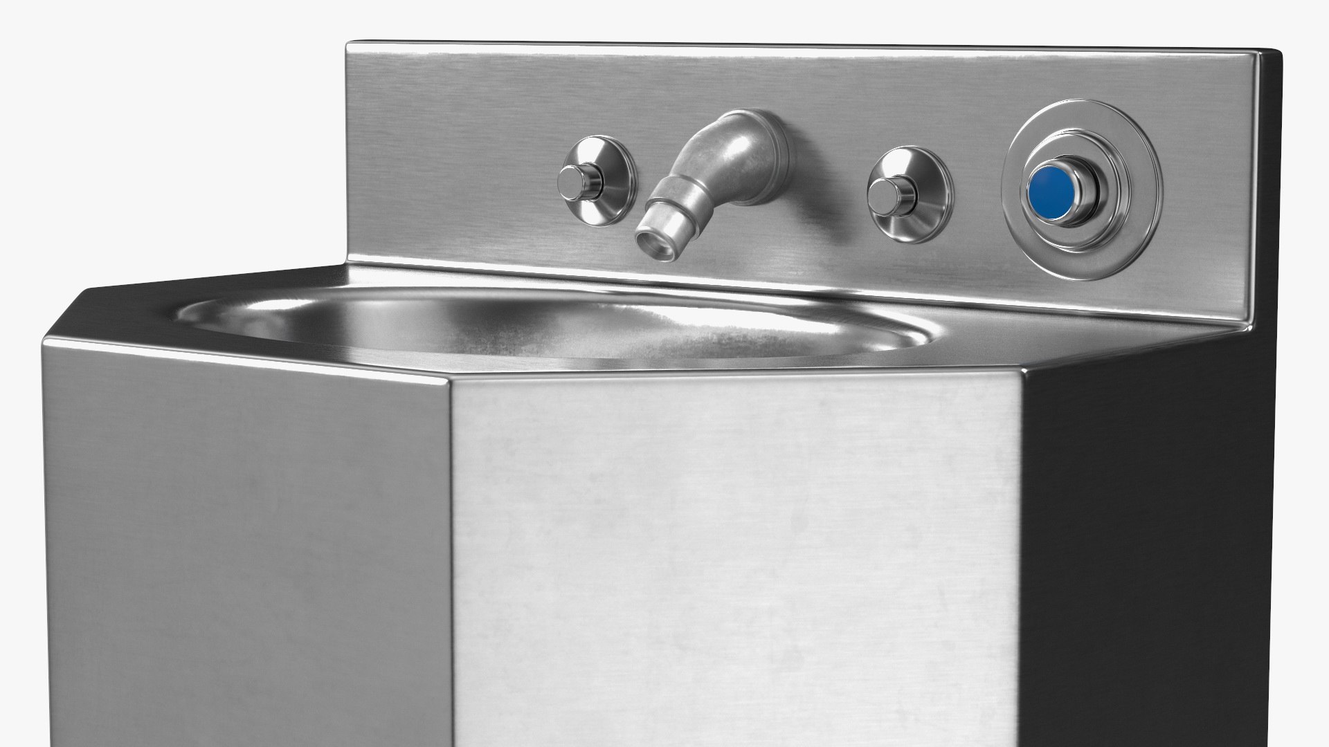 3D Combined Prison Toilet American Style Model - TurboSquid 2111844