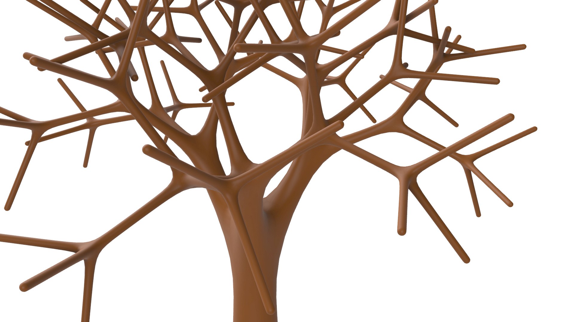 Fractal Spikes Fantasy Tree 3D Model - TurboSquid 2162177