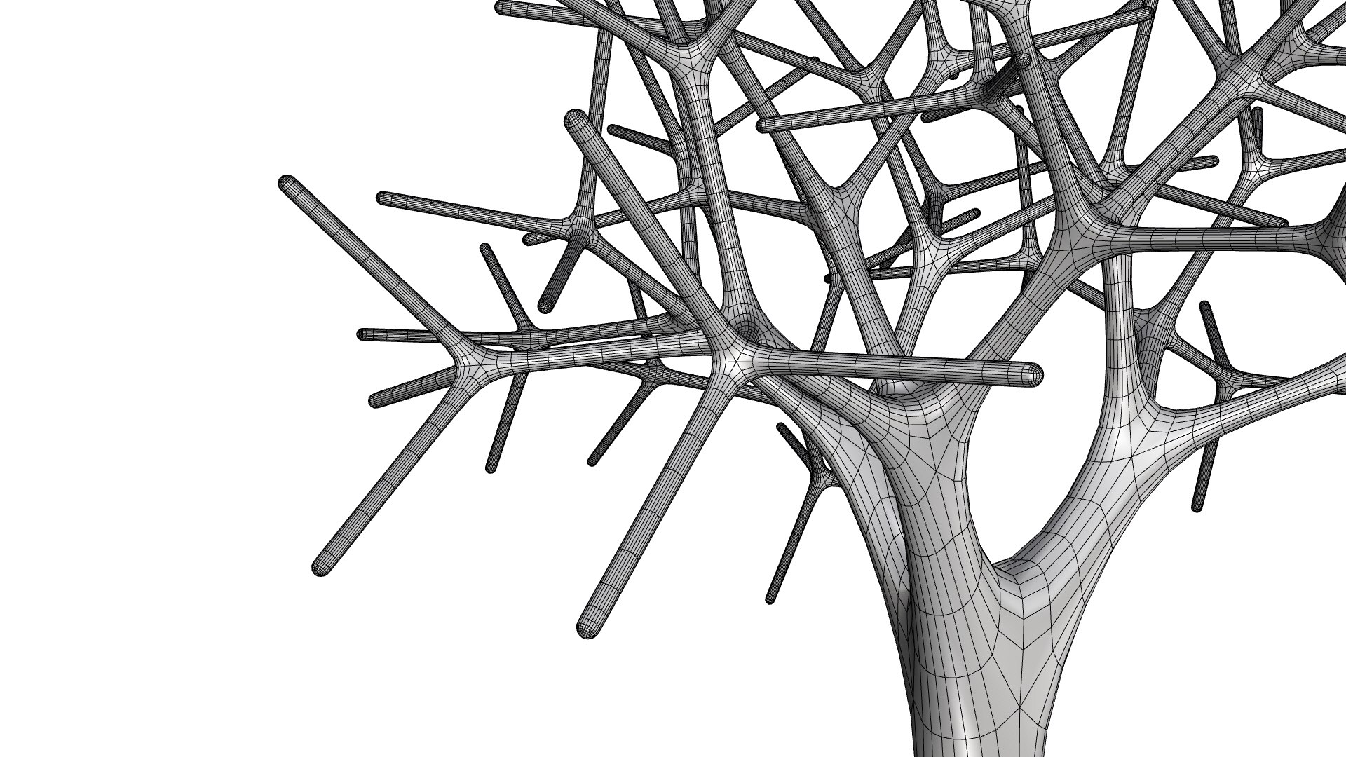 Fractal Spikes Fantasy Tree 3D Model - TurboSquid 2162177