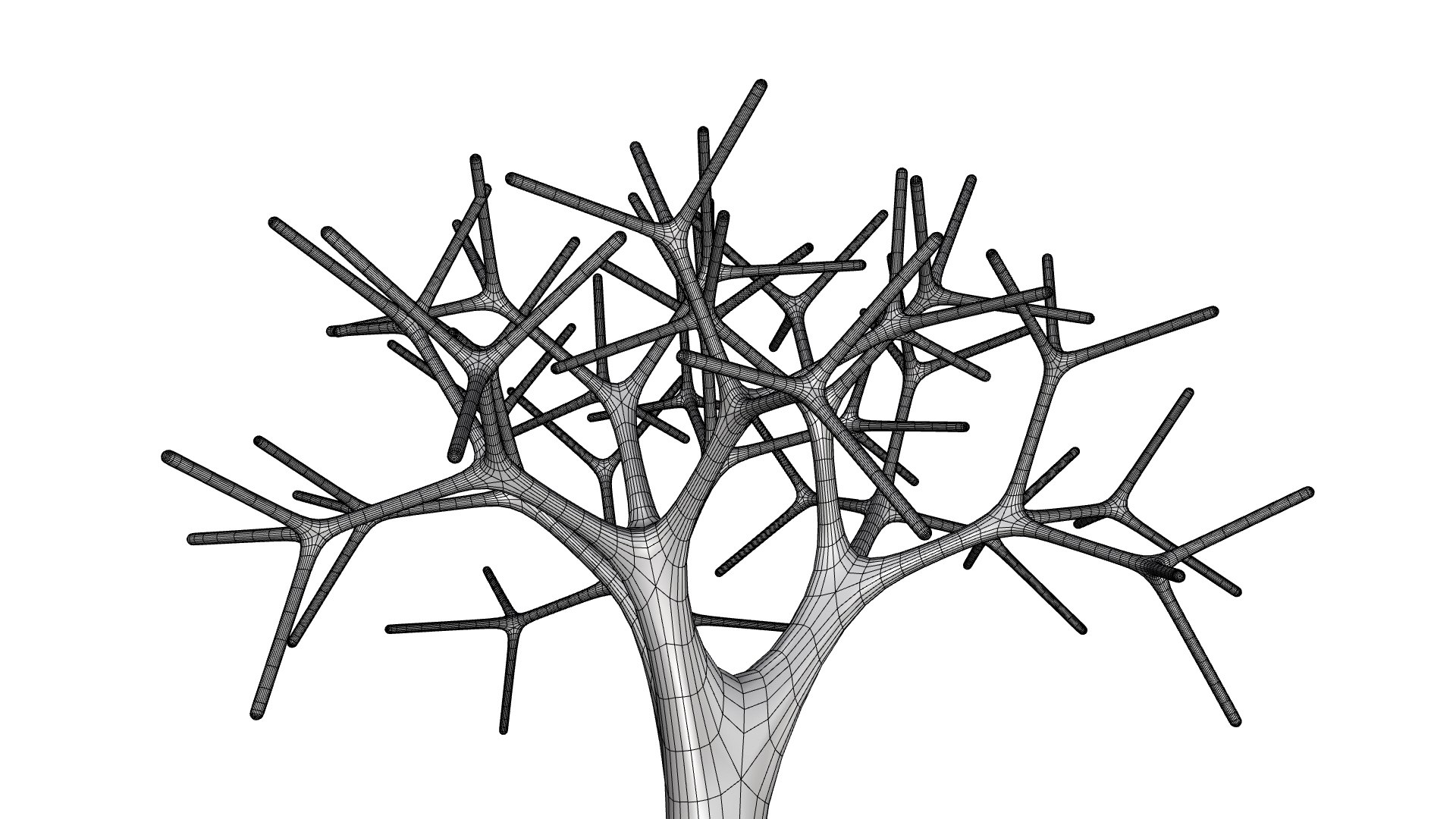 Fractal Spikes Fantasy Tree 3D Model - TurboSquid 2162177