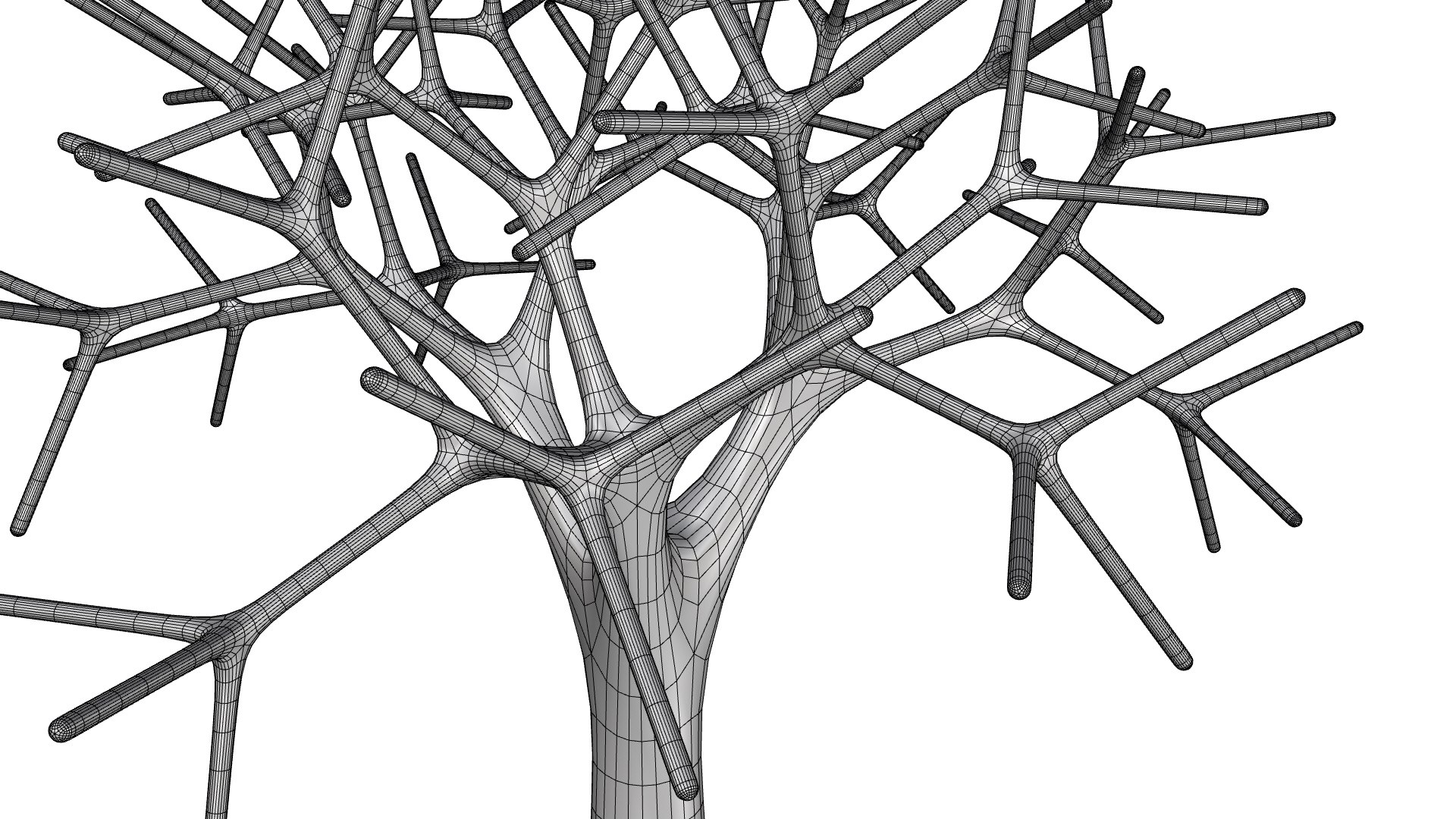 Fractal Spikes Fantasy Tree 3D Model - TurboSquid 2162177