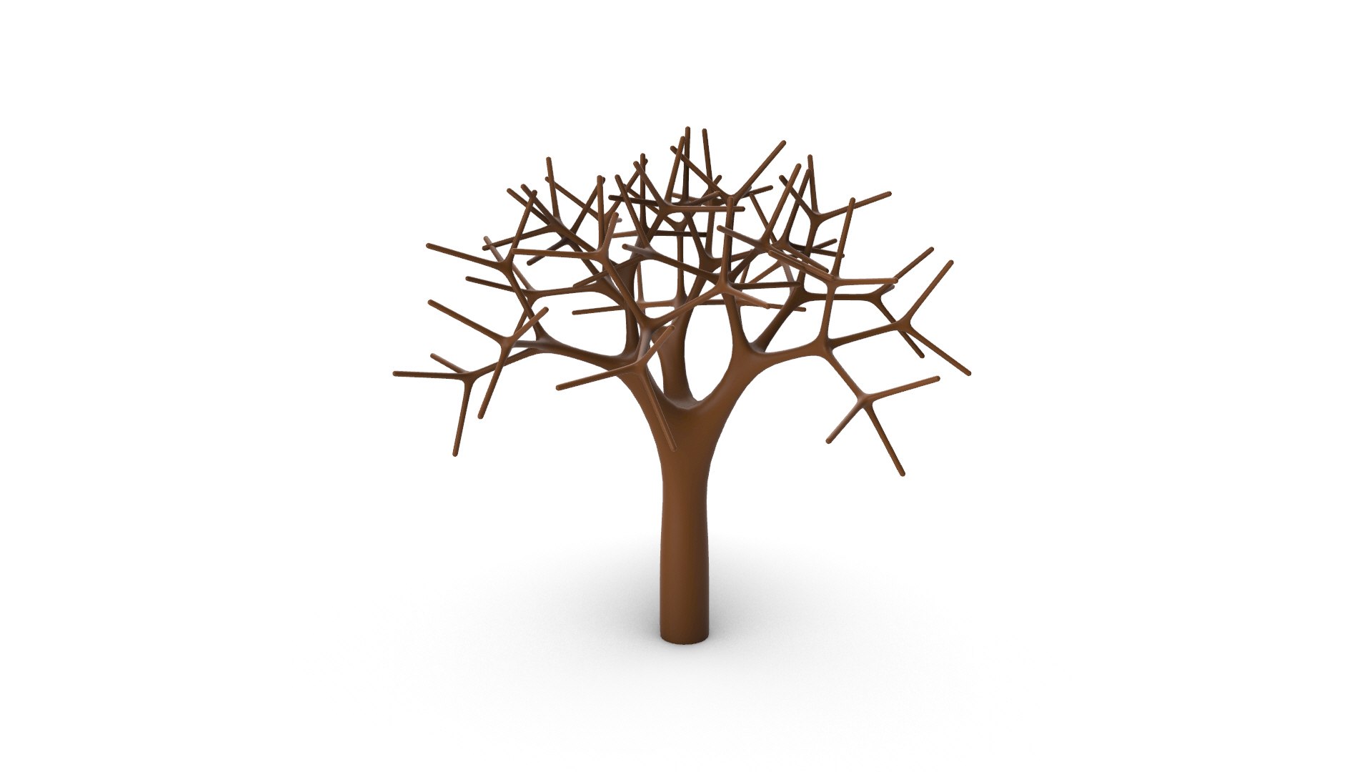 Fractal Spikes Fantasy Tree 3D Model - TurboSquid 2162177