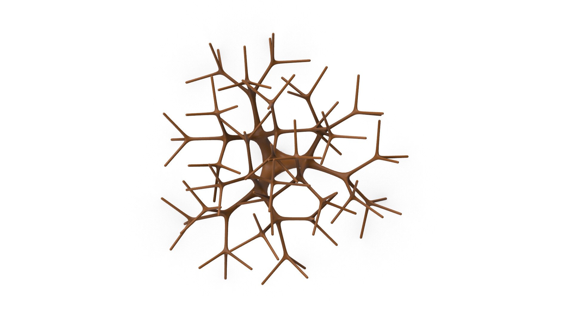 Fractal Spikes Fantasy Tree 3D Model - TurboSquid 2162177